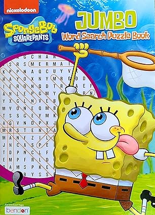 SpongeBob Jumbo Word Search Puzzle Book: Nickelodeon: Amazon.com: Books