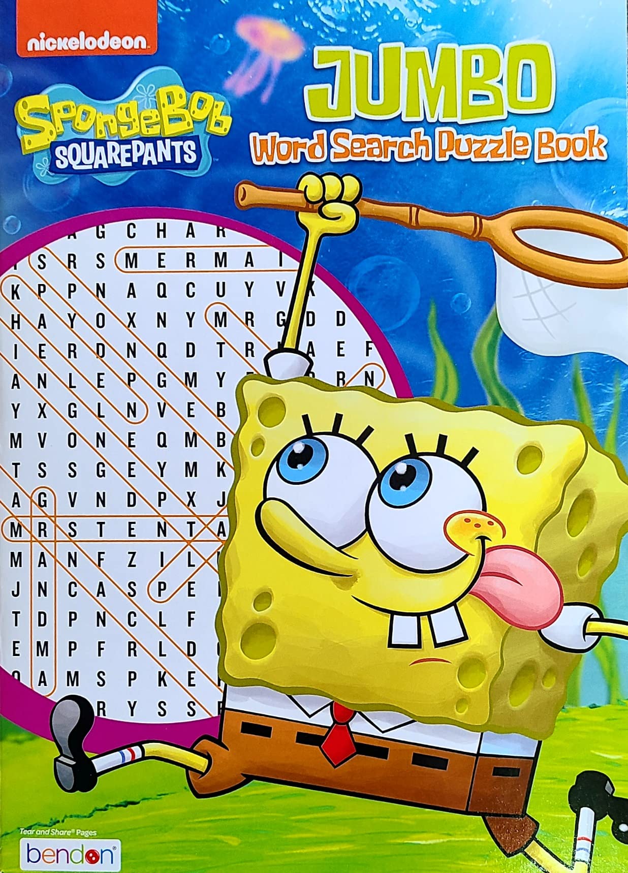 SpongeBob Jumbo Word Search Puzzle Book: Nickelodeon: Amazon.com: Books