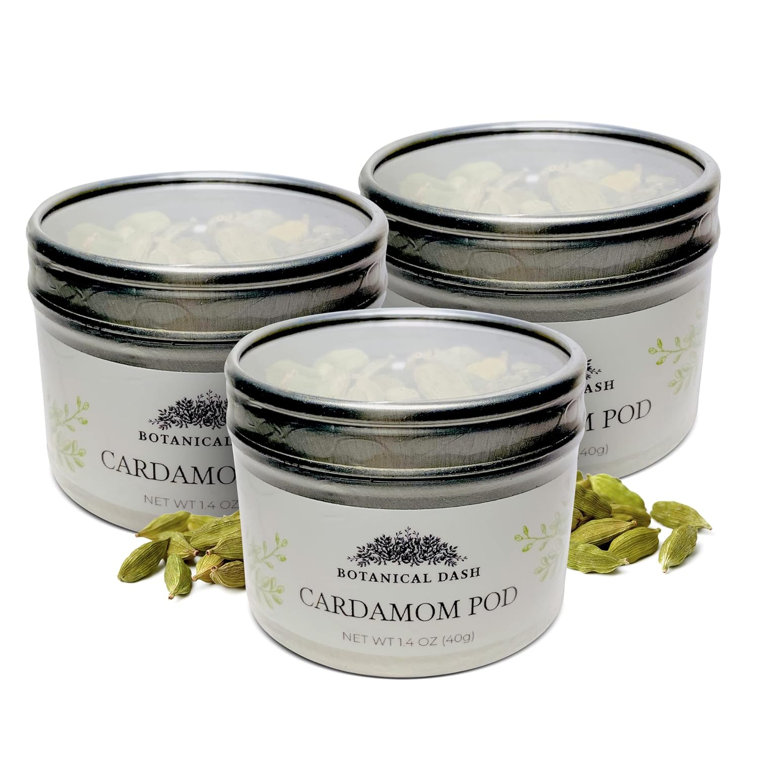 Amazon.com : Botanical Dash - Cardamom Pod, Green Cardamom Pods, All ...