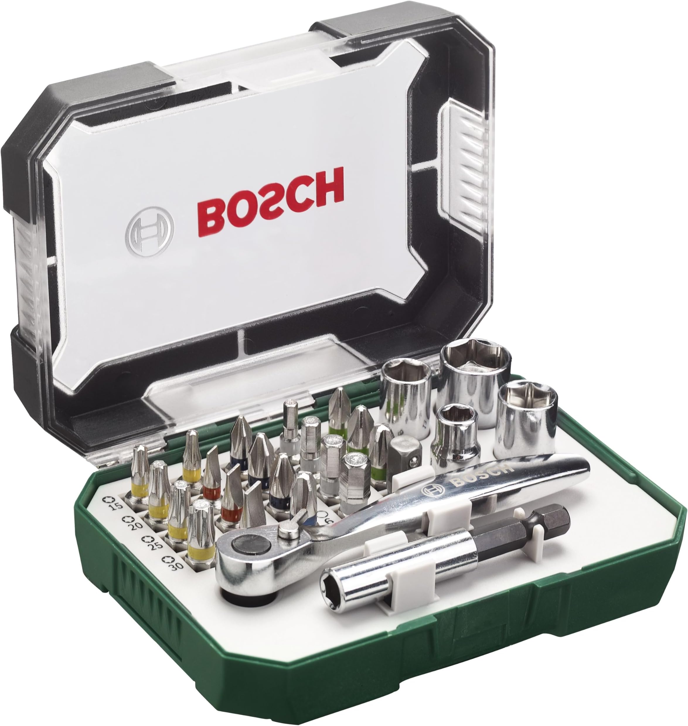Bosch Accessories - Juego de destornilladores de 42 piezas de precisión y puntas estándar (para ...
