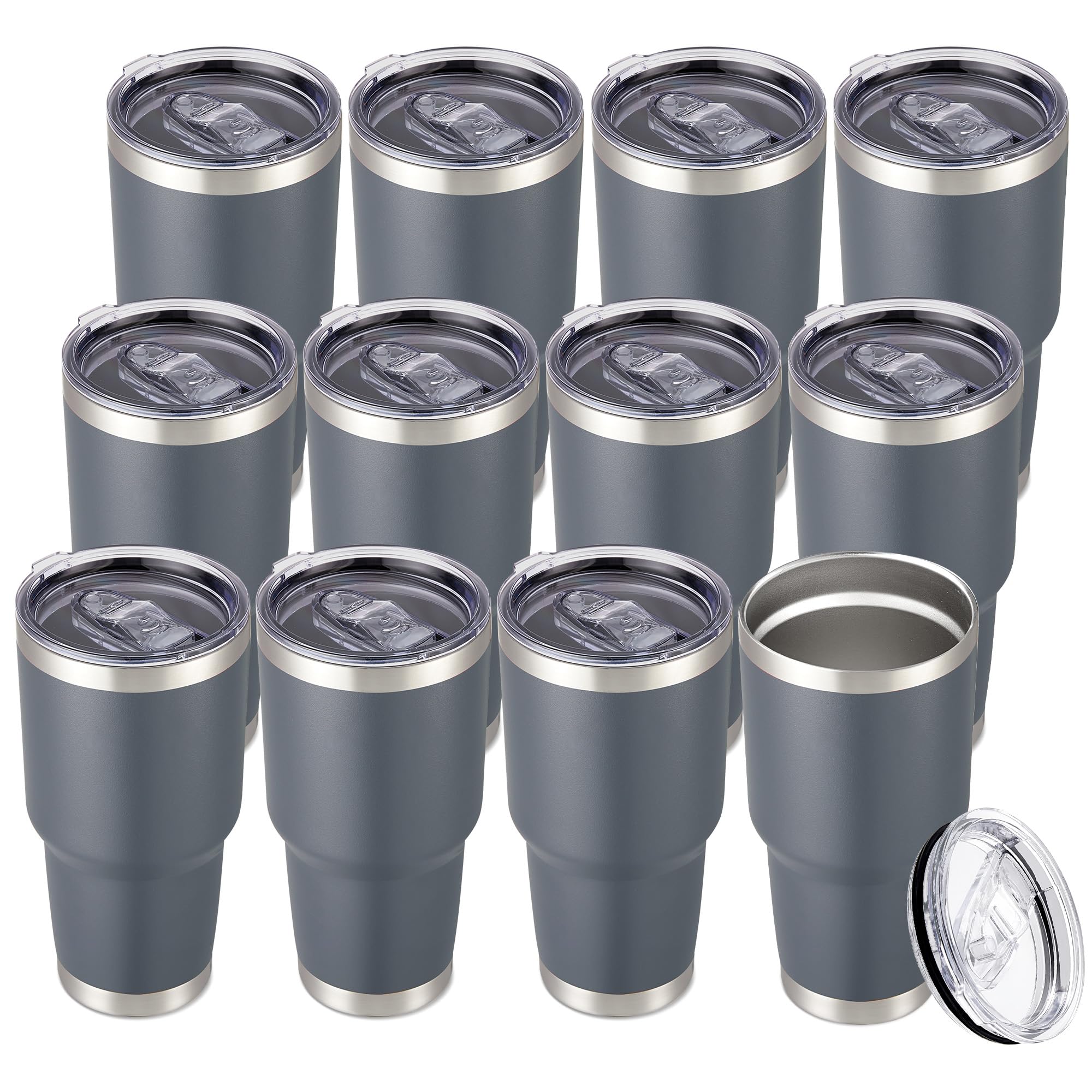 Amazon.com | Cool Yoleb 30 oz Tumbler with Lid Stainless Steel Tumblers ...