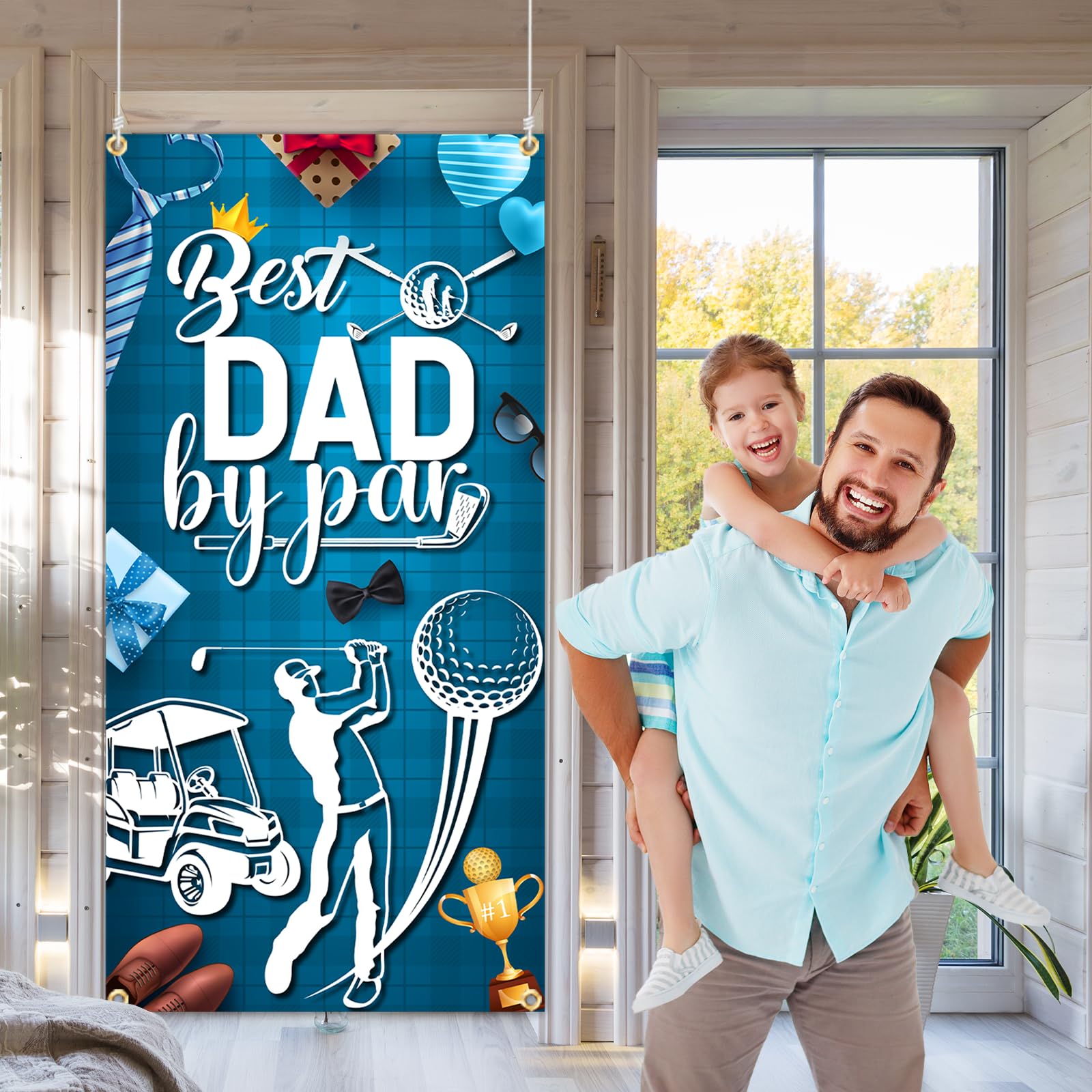 Snapklik.com : Happy Father Day Decoration Large Blue Fathers Day Door ...