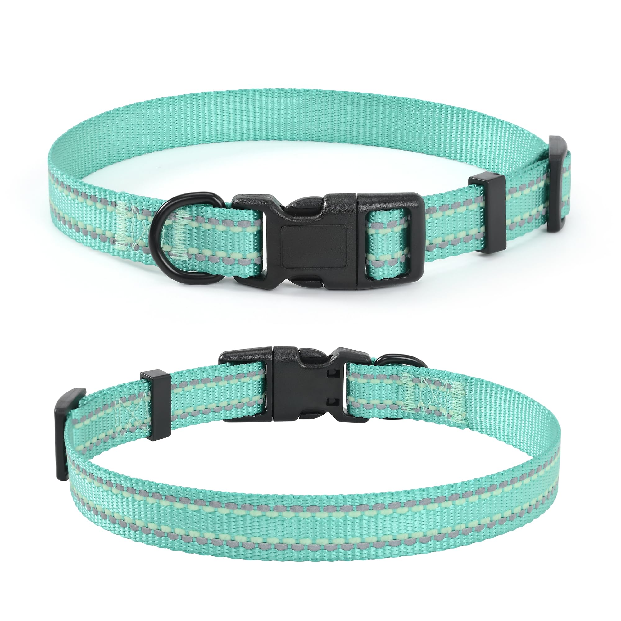 Amazon.com : Mile High Life | Nylon Night Light Glow Collar for Medium ...