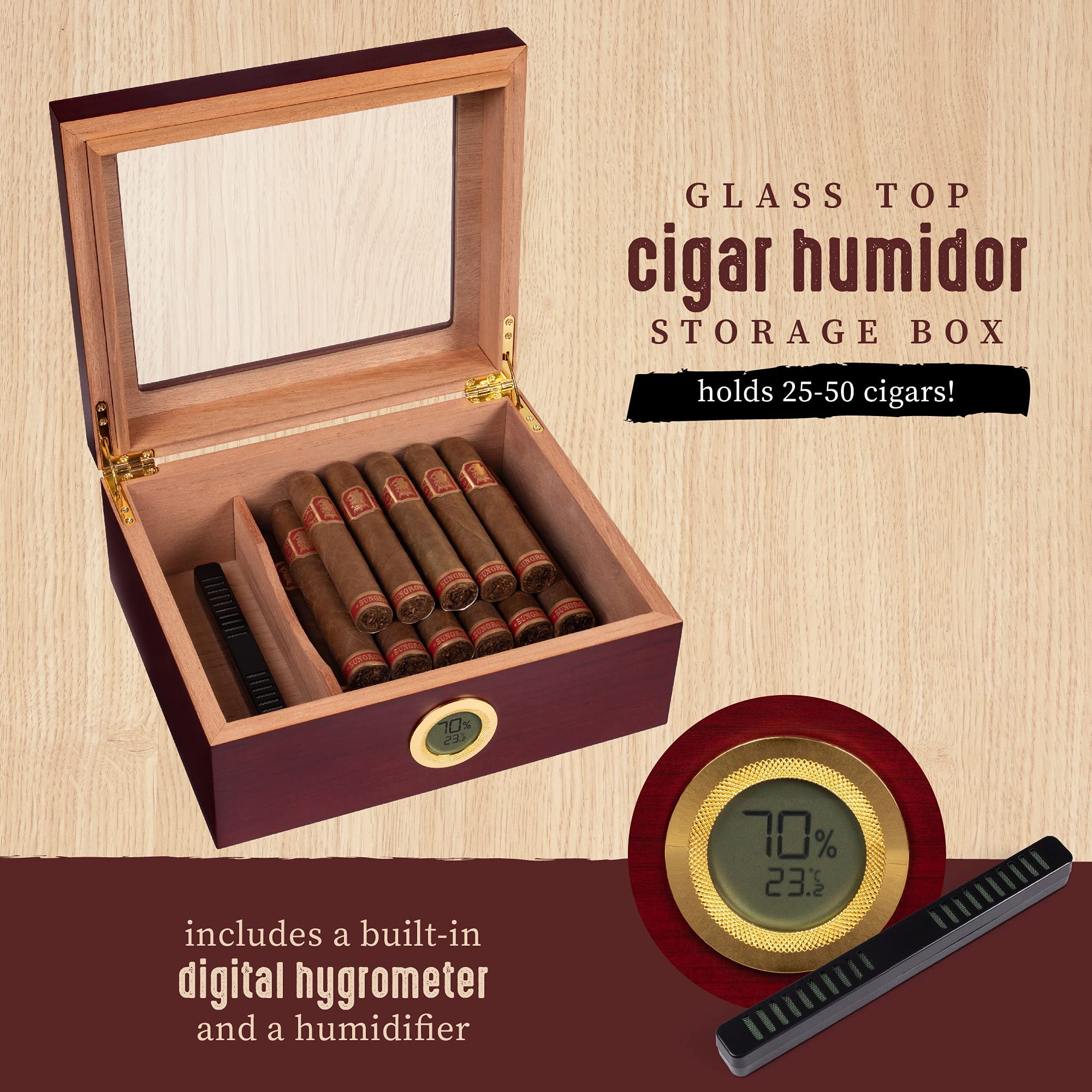 Snapklik.com : Mantello Cigars Humidor, Cigar Box, Cigar Humidors ...