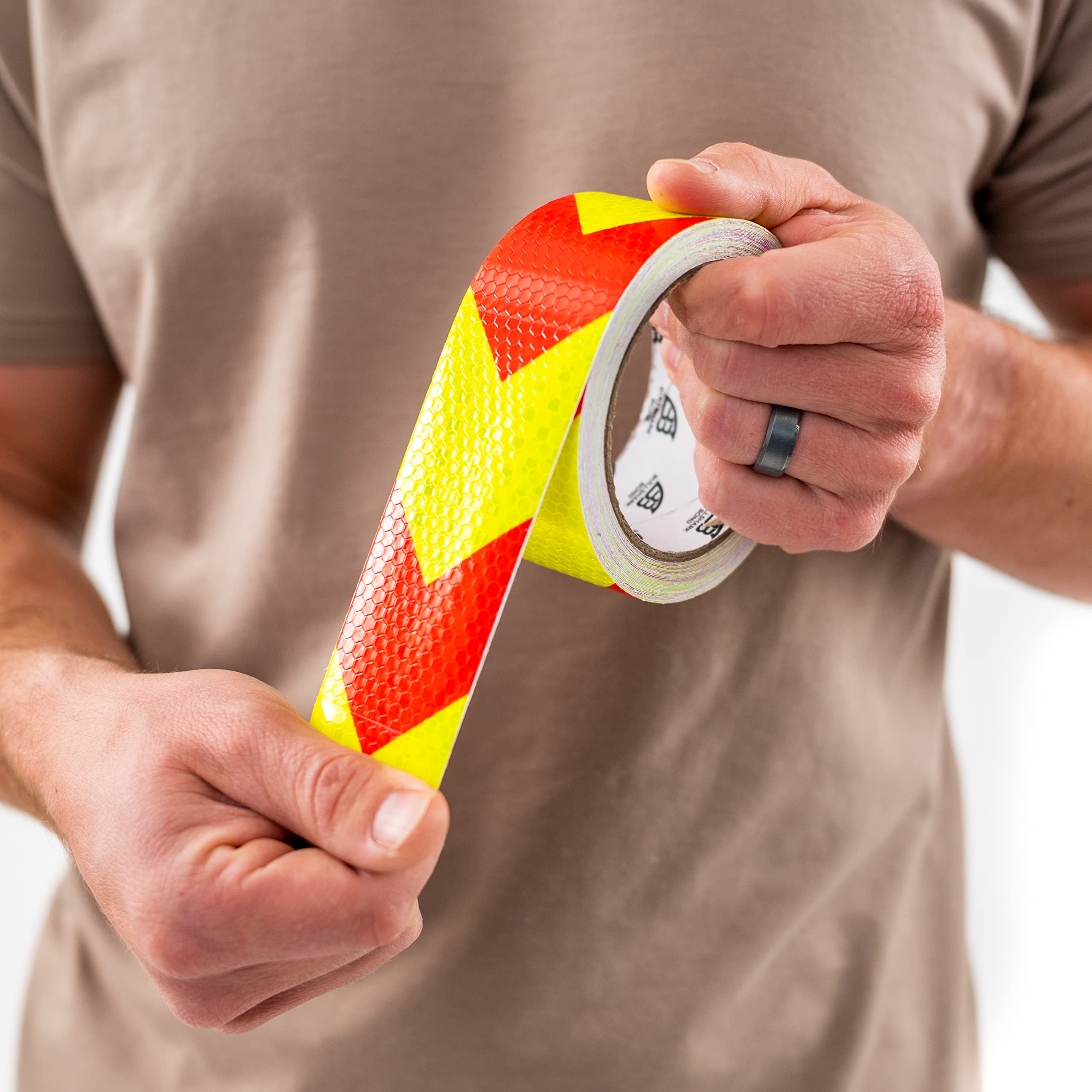 Snapklik.com : Max Brite Reflective Tape, 30 Feet X 2 Inch Honeycomb ...