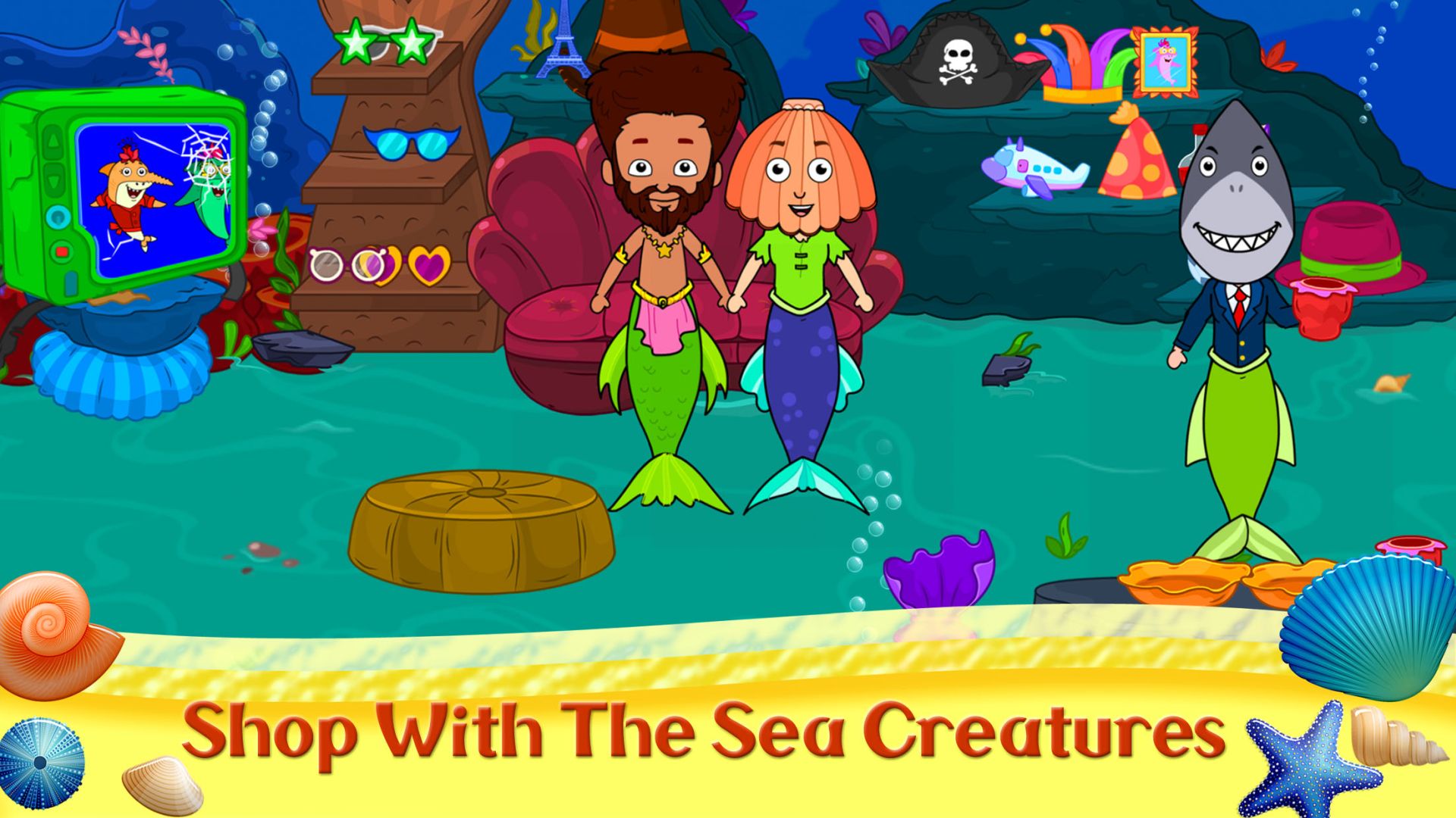 Minha Tizi City - Jogos de Sereia Subaquática:Amazon.com.br:Appstore ...