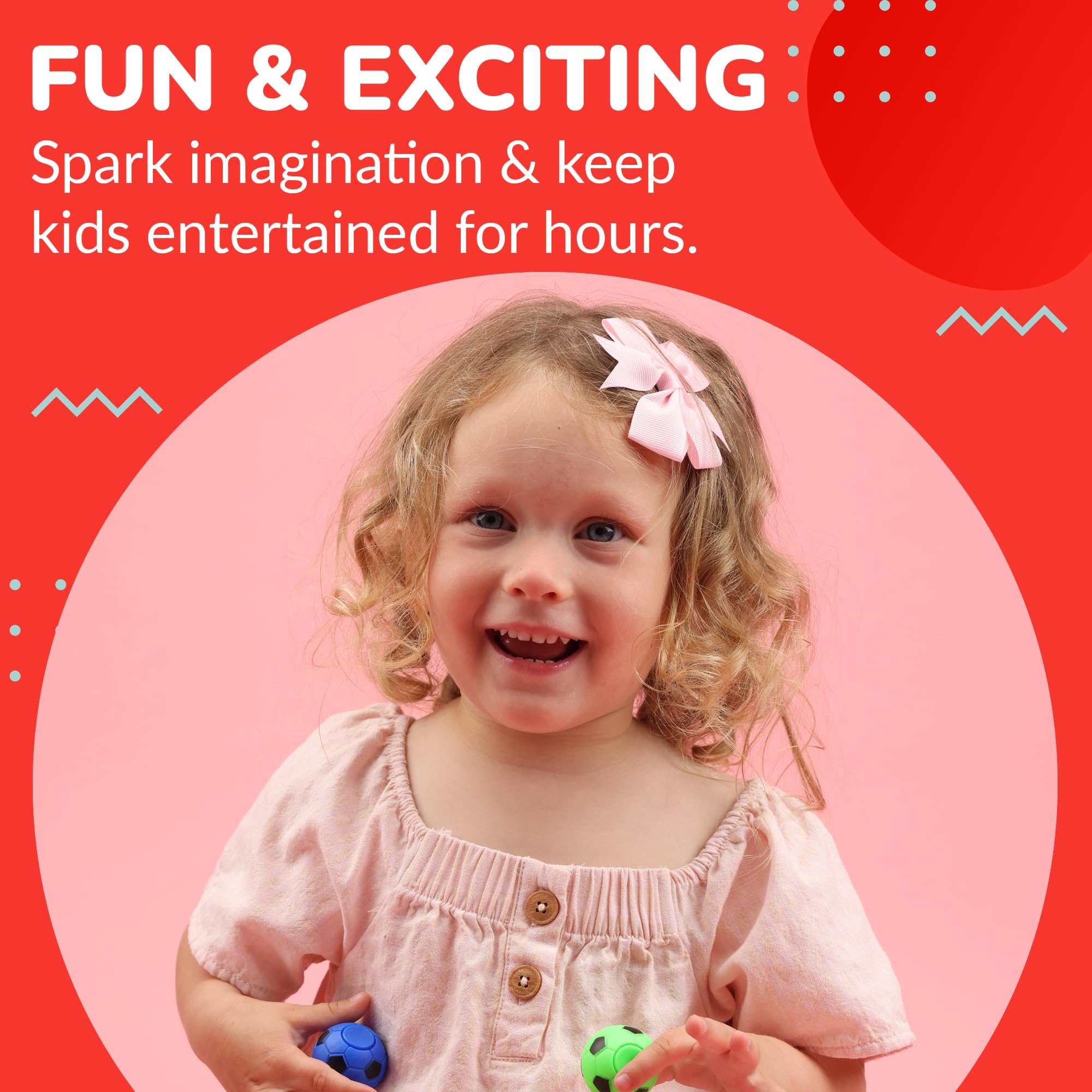 Snapklik.com : Fidget Spinner Balls - 2 Inch Soccer Spinners 12 Pcs ...