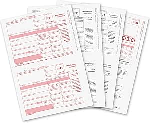 Amazon.com : 1099 MISC and NEC Forms 2022 Laser Forms IRS Approved Designed for QuickBooks and ...