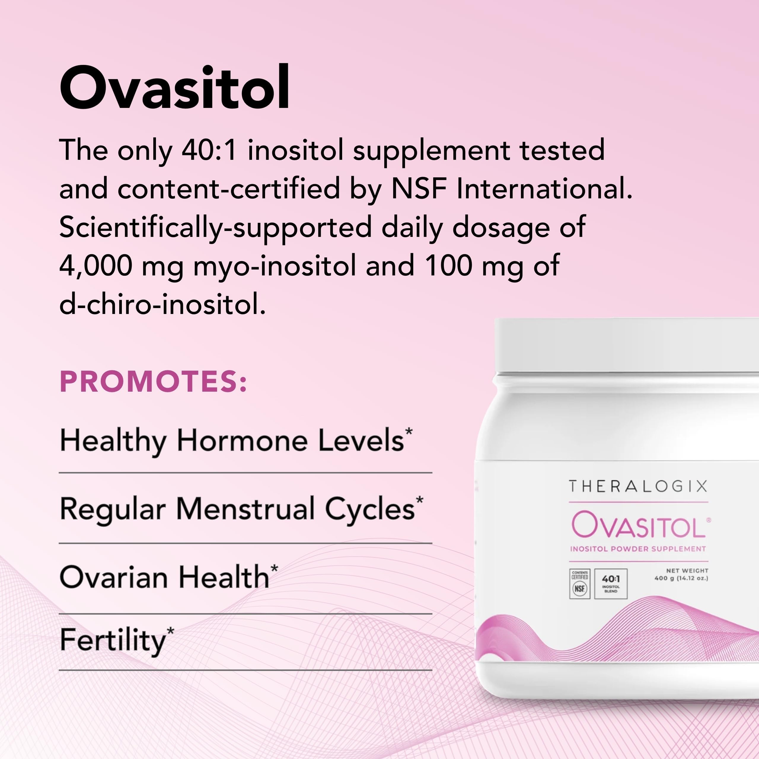 Snapklik.com : Ovasitol Inositol Powder - 180 Servings - Myo-Inositol ...