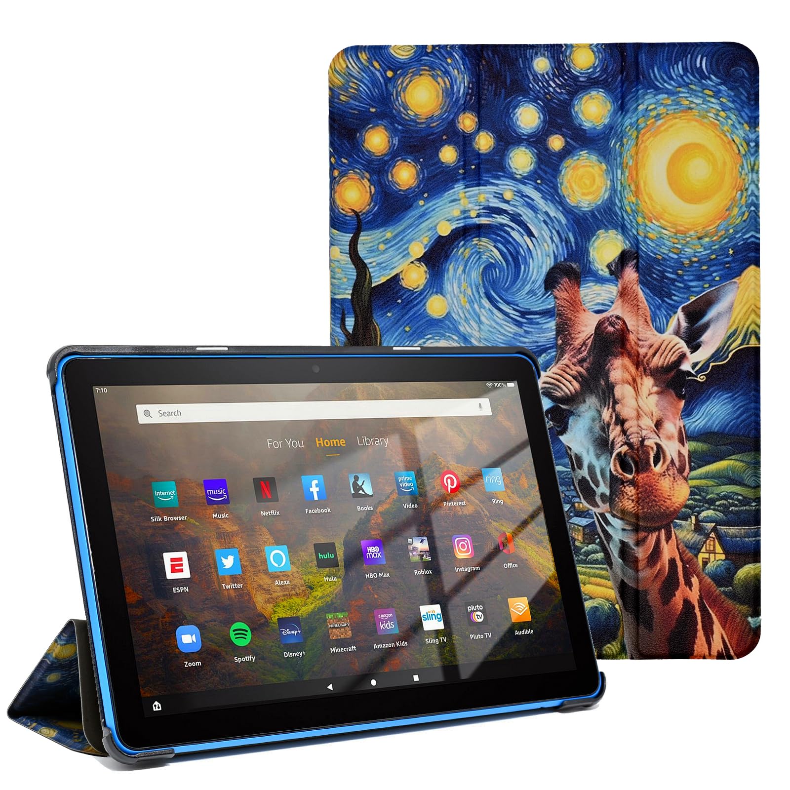 Amazon.com: Case for All-New Amazon Kindle Fire HD 10 Tablet Case (13th ...