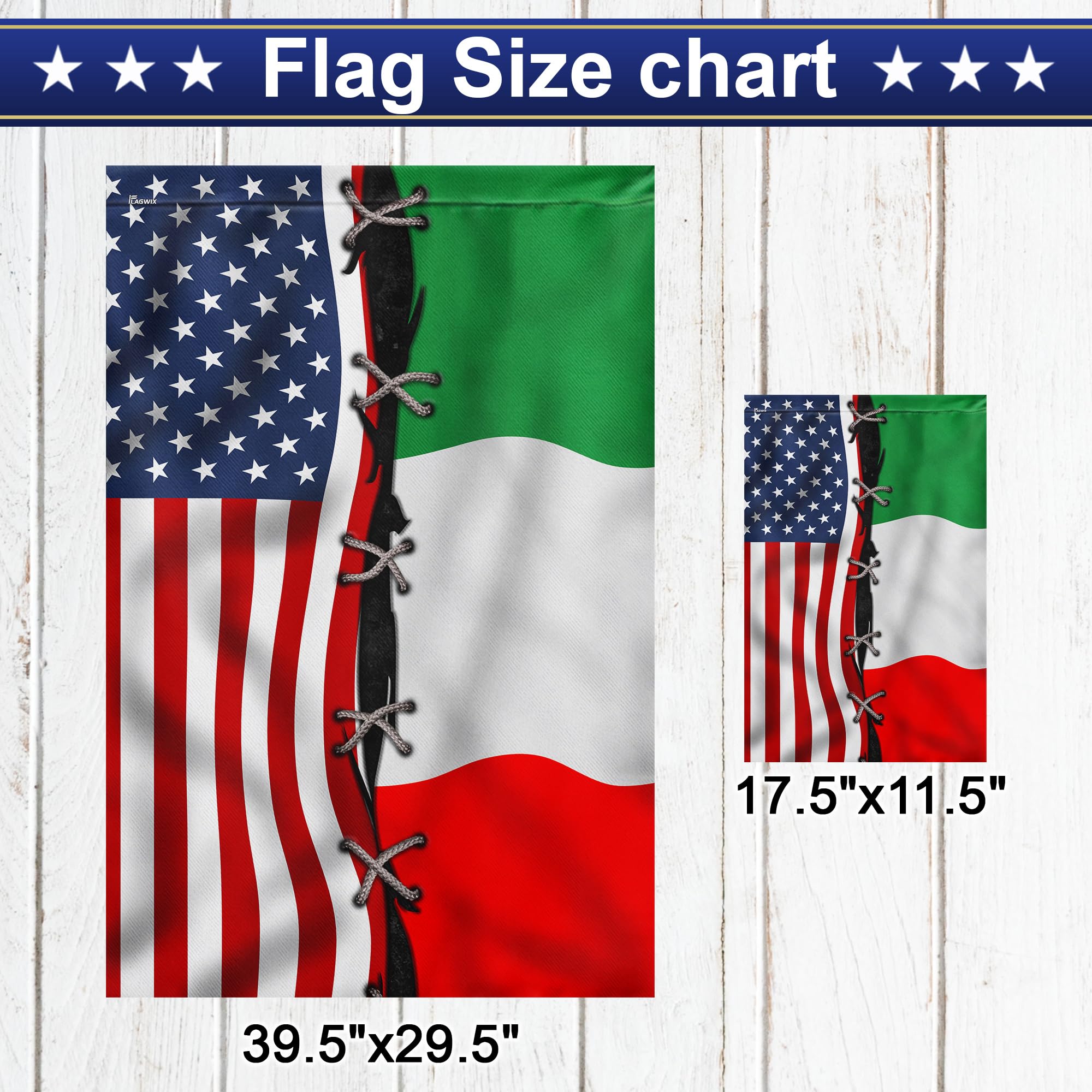 Italian American Flags Logo USA United States America & ITALY