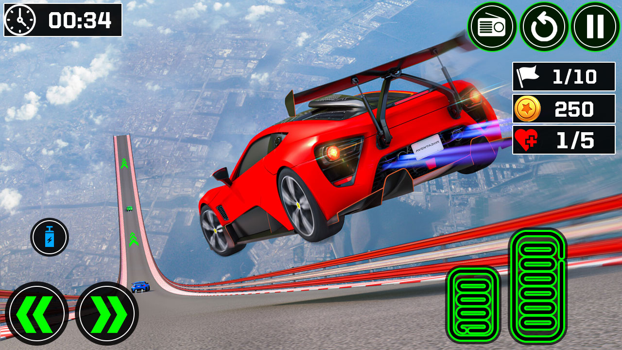 Impossible Car Stunt Extreme Mega Ramp Car Racing 3D Game: Offline ...