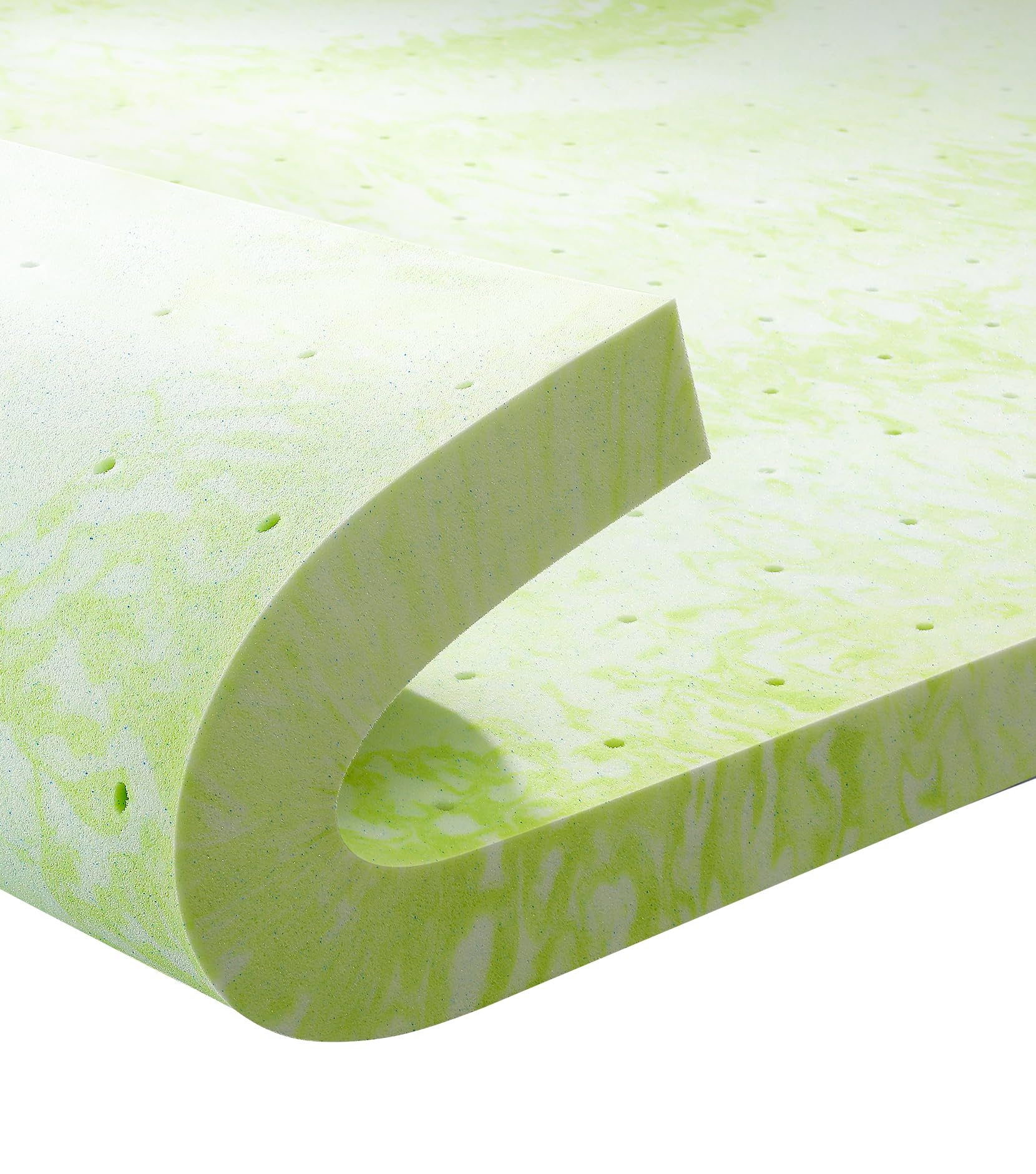 Memory Foam Mattress Topper, 3 Inch Twin Mattress Topper, Cooling Gel ...