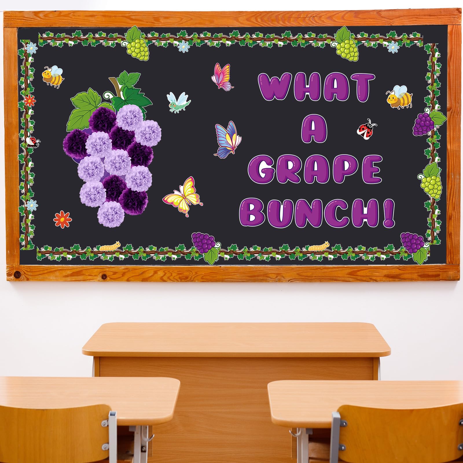 Snapklik.com : 90 Pcs 3D Honeycomb Bulletin Board Set Classroom ...
