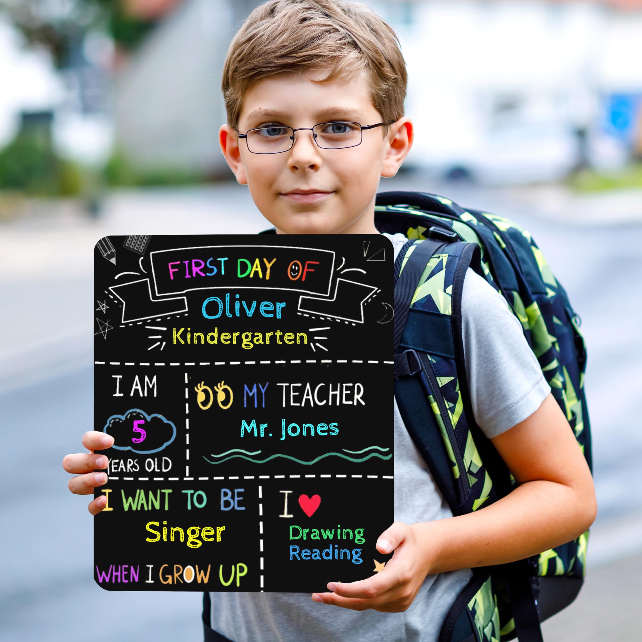 Snapklik.com : First Day Of School Sign - First Day Of School Board ...