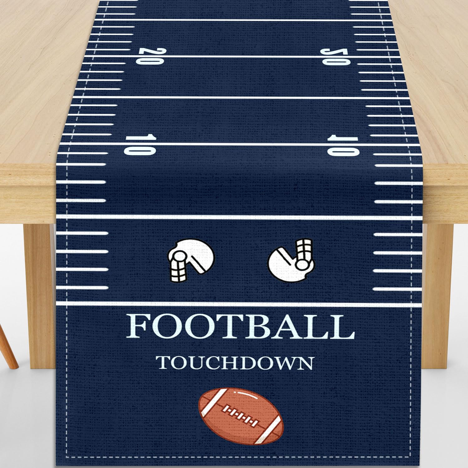 Amazon.com: BUUGVM Touchdown Football Table Runner - Football ...