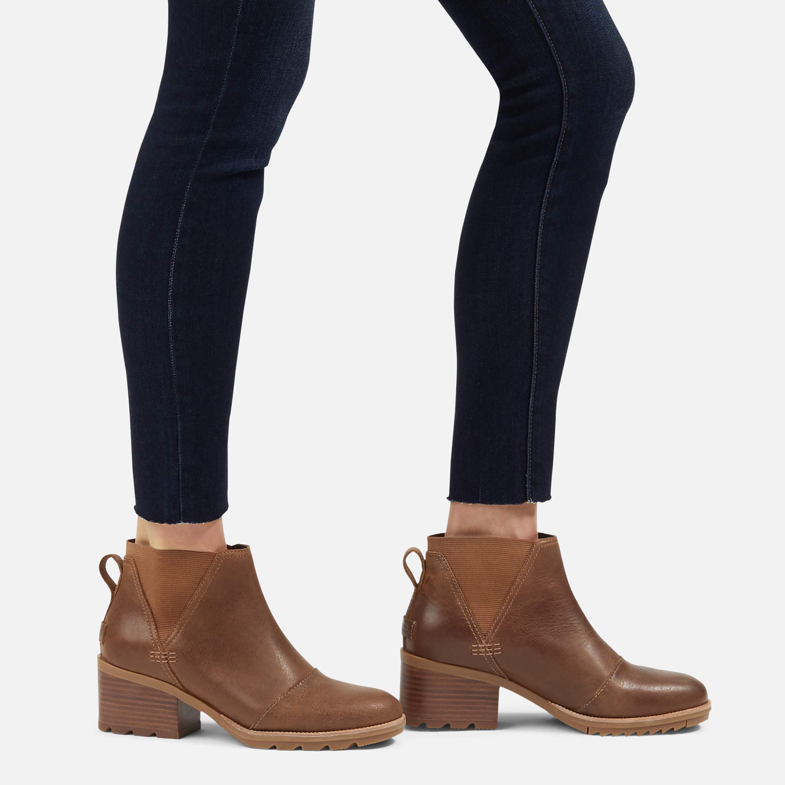 Sorel Women's Cate Chelsea Bootie — Waterproof Leather Rain Boot 11