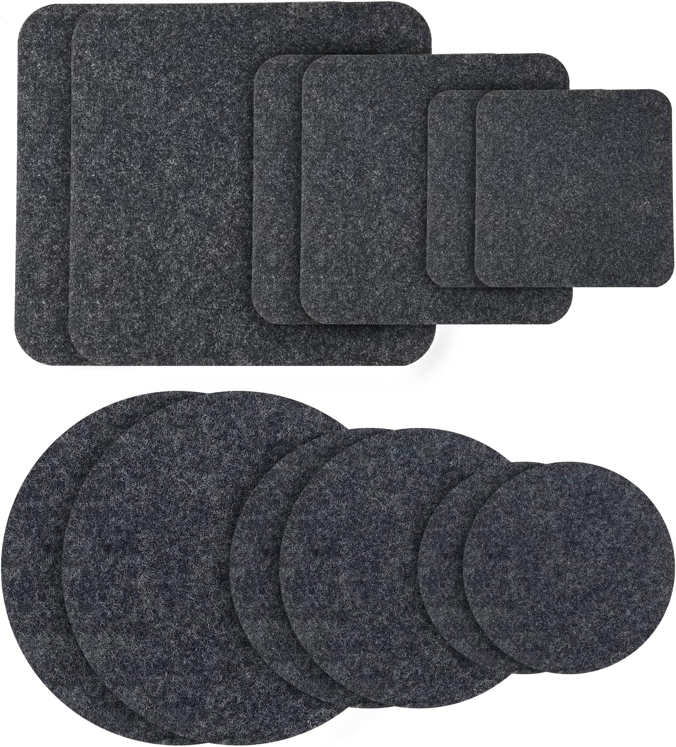 Augshy Cork Plant Coasters, 4 Pieces Cork Plant Mats for Indoor Plants ...