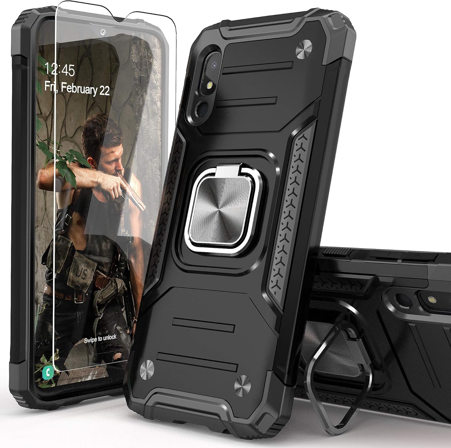 Amazon.com: IDYStar for Galaxy A10E Case with Screen Protector ...