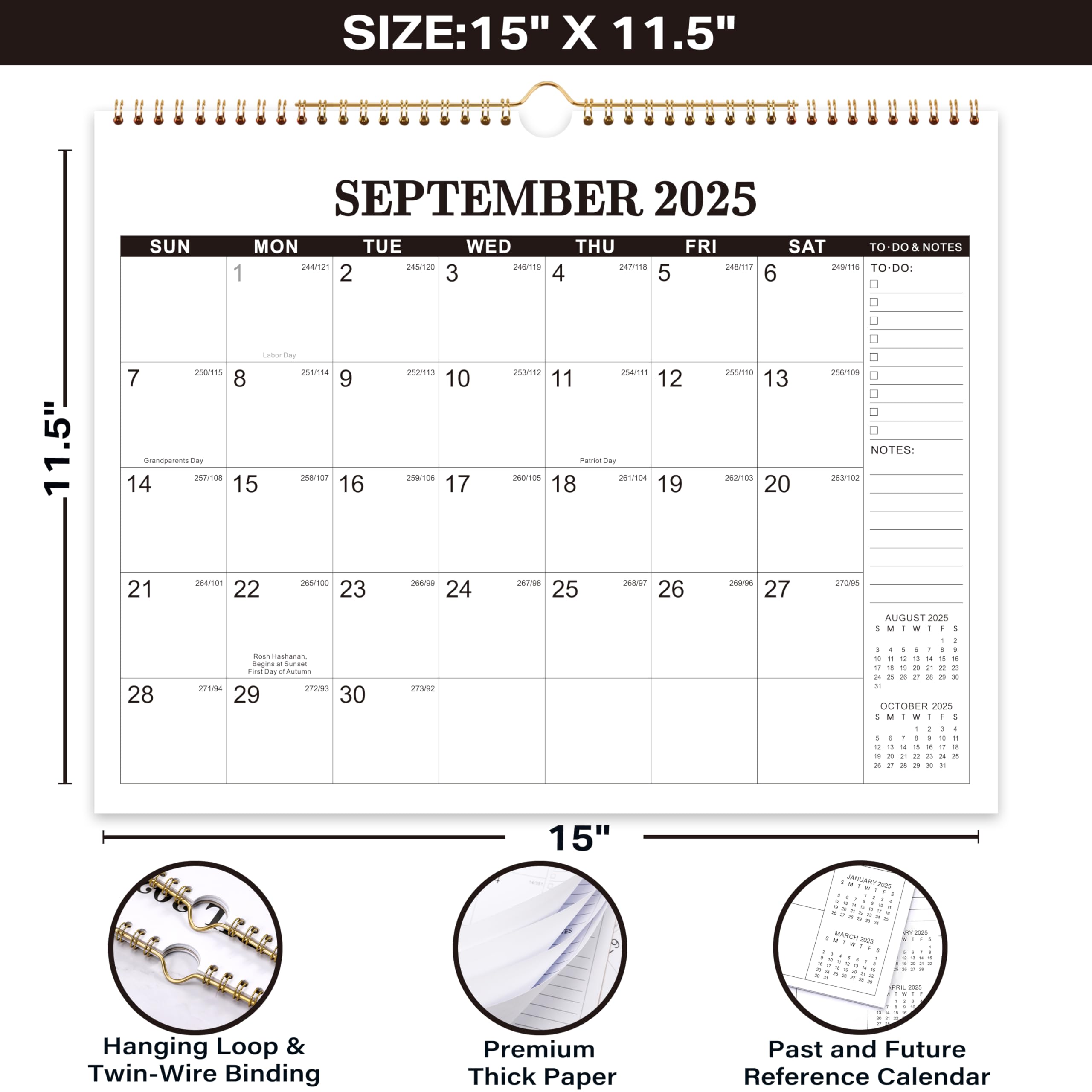 Snapklik.com : 2025 Wall Calendar - Wall Calendar 2025, JAN 2025 - DEC ...