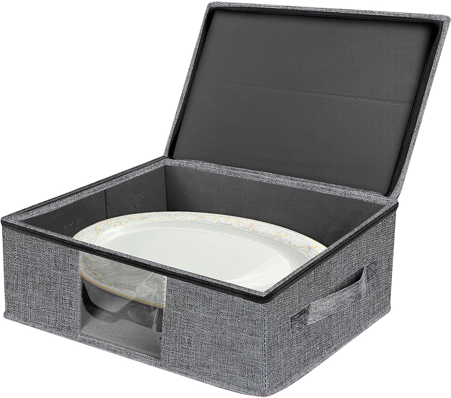 Amazon.com - Platter Storage Case - Plate Storage Containers with PVC ...