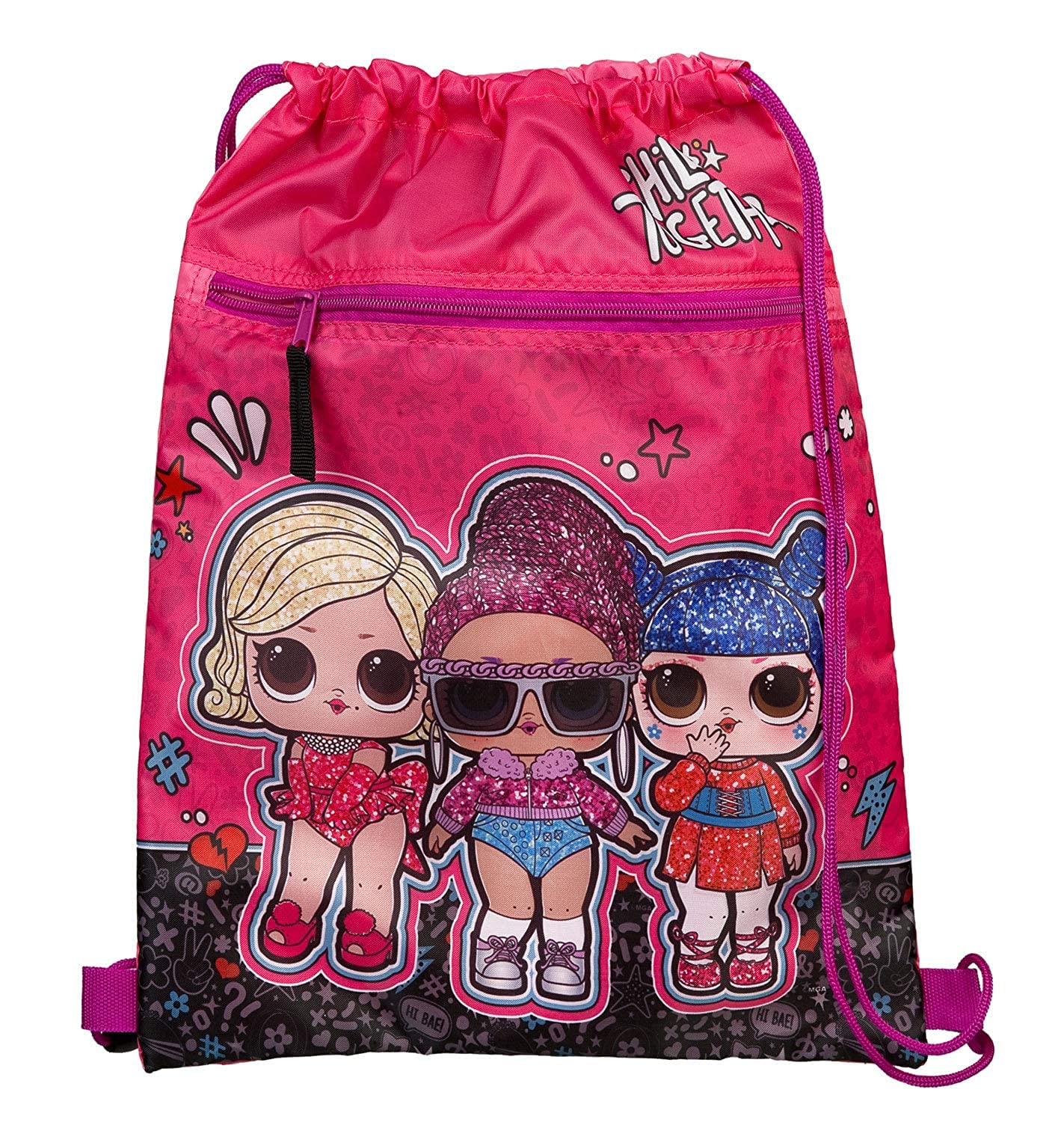 LOL Surprise - Bag with Zipper Pocket - 1 Count : Amazon.co.uk: Home ...