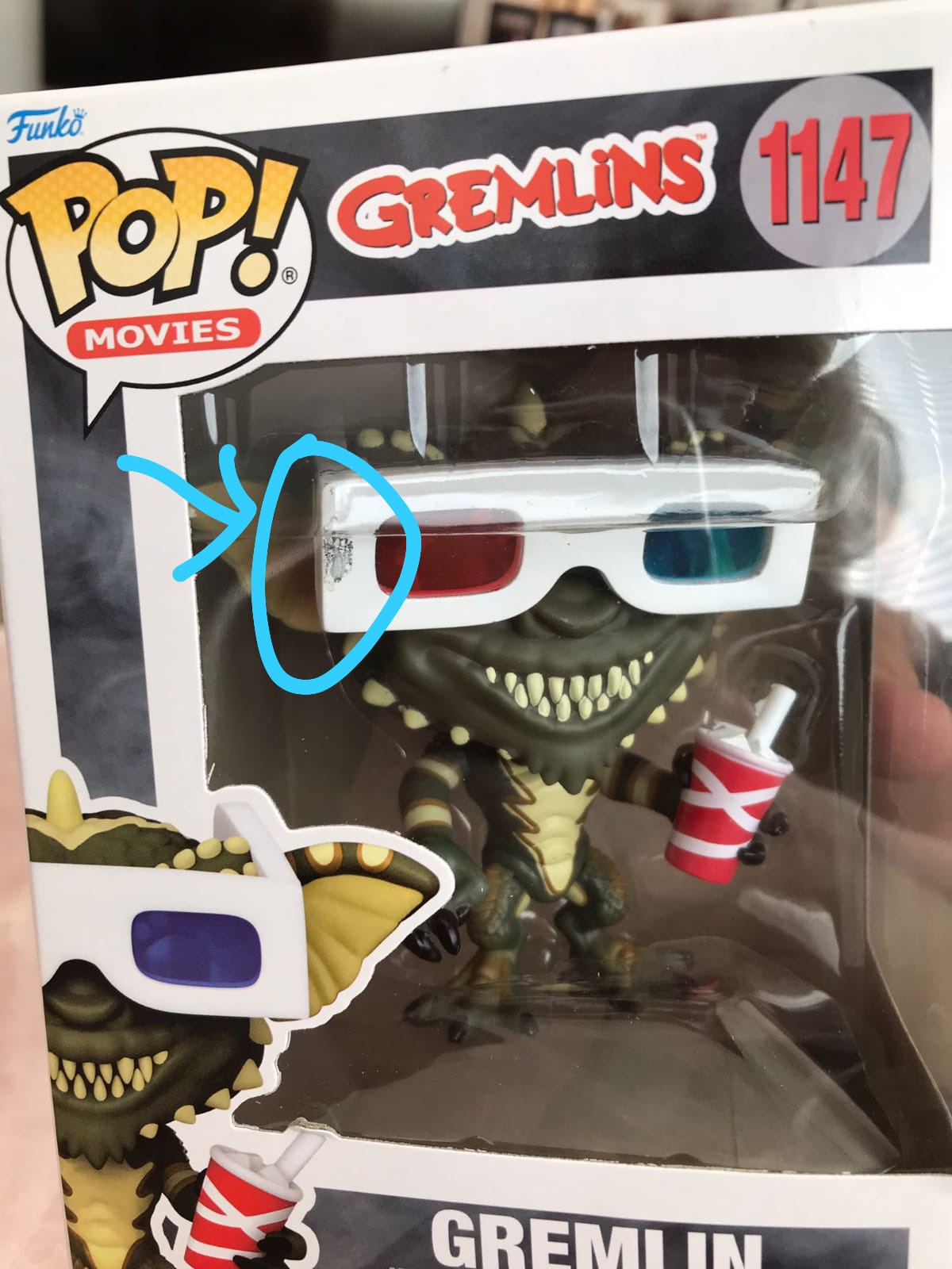 Funko Pop! Movies: Gremlins-Gremlin With 3D Glasses - Collectable Vinyl ...