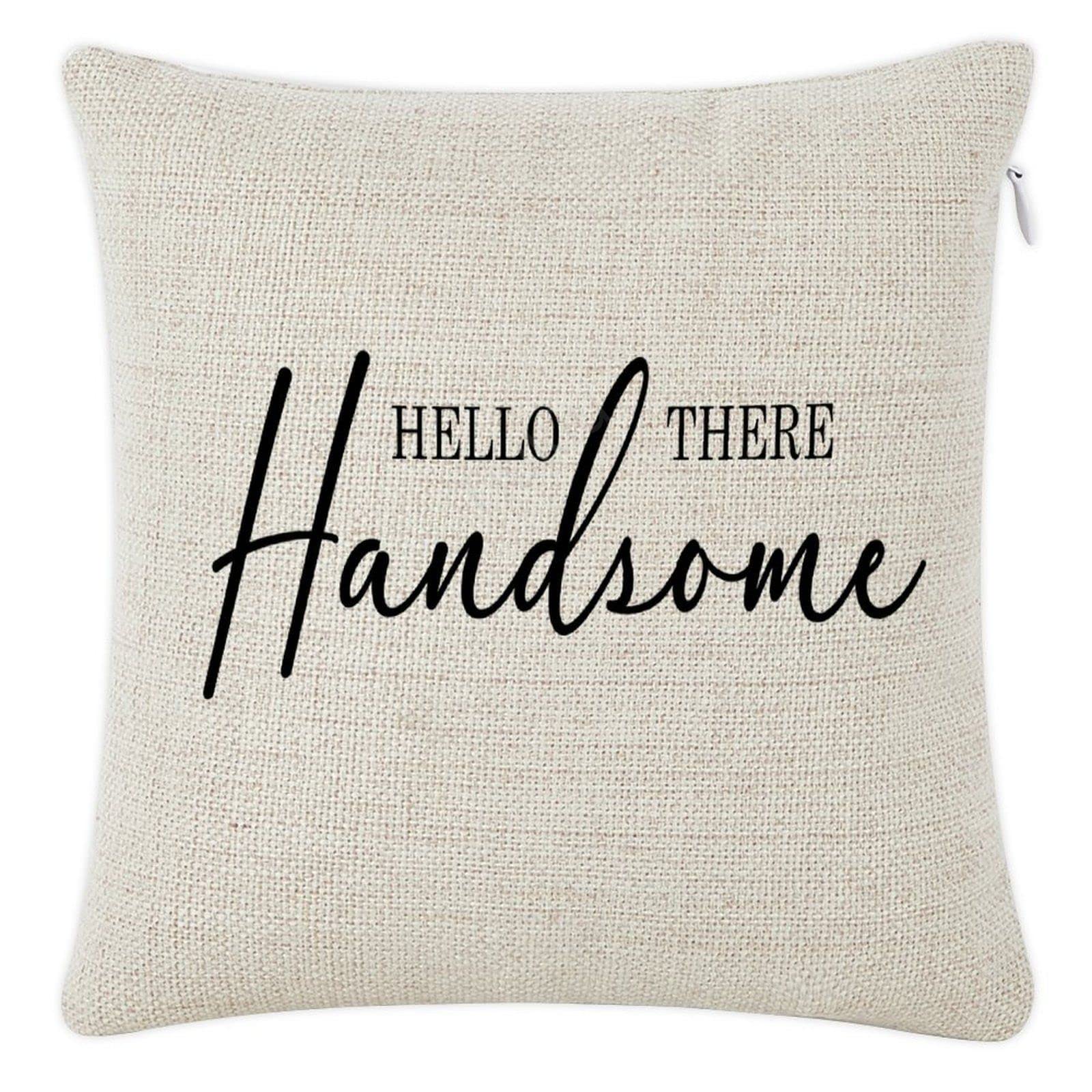 Hello Hand Some Pillow Diy