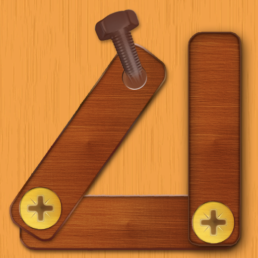 Wood Nuts & Bolts Puzzle 3D: Unscrew Wooden Screws, Sort & Solve Brain ...