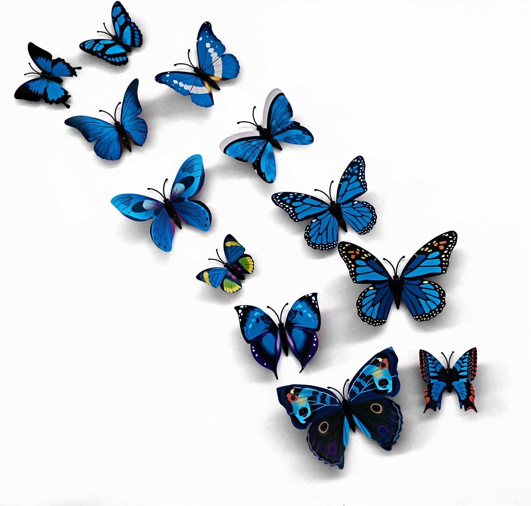 Monarch Butterfly Wall Stickers, Blue : Amazon.co.uk: DIY & Tools