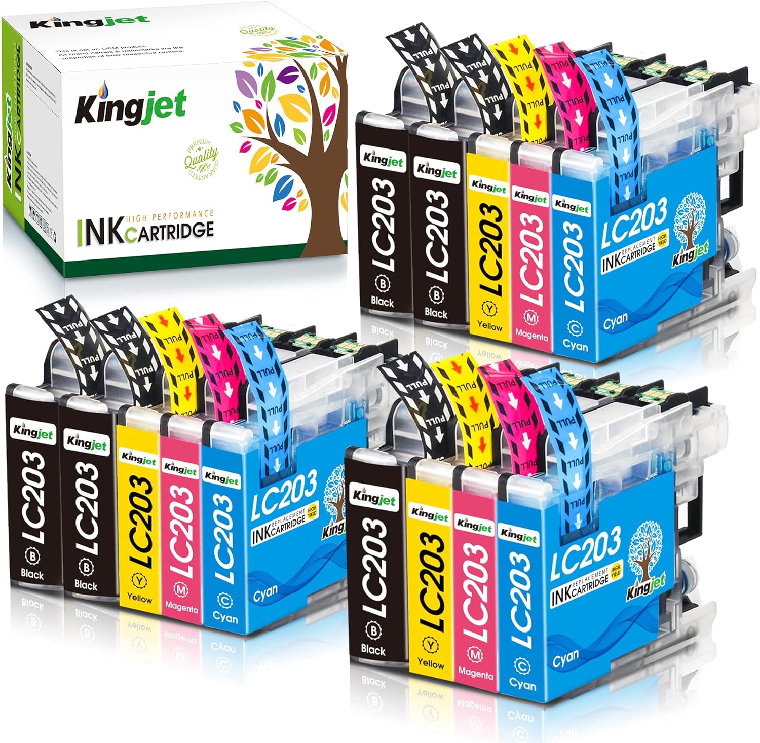 Amazon.com: Kingjet Compatible High Yield 203XL Ink Cartridge ...