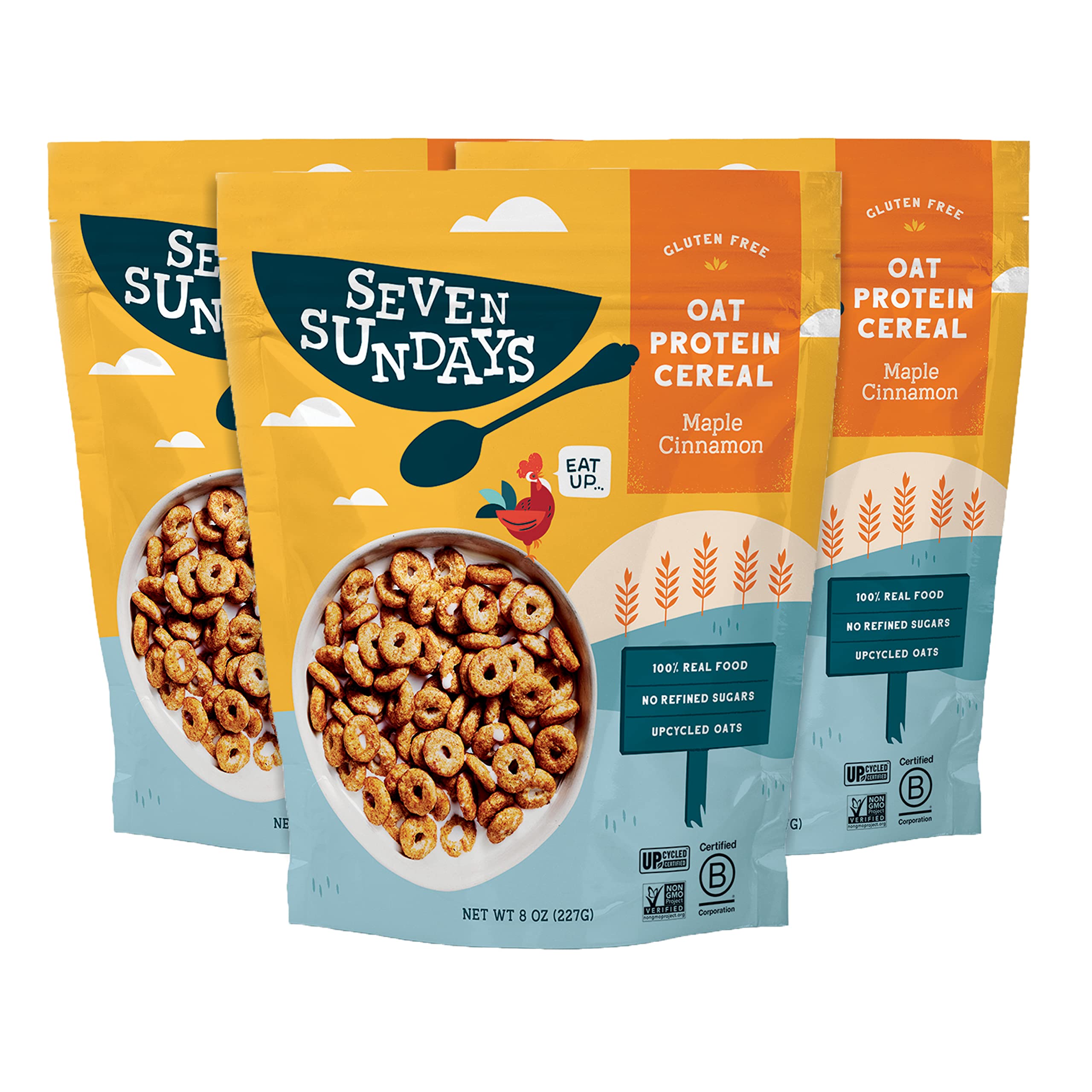 Snapklik.com : Seven Sundays Upcycled Oat Protein CerealMaple Cinnamon ...