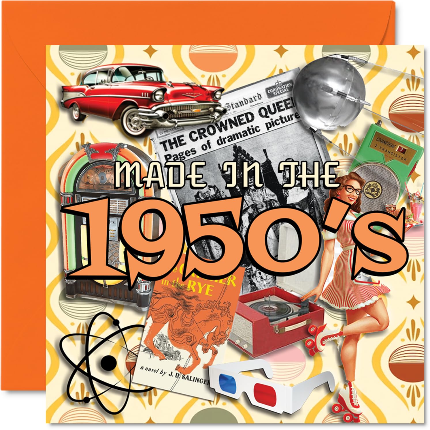 Amazon.com : Fun Birthday Cards for Men & Women - Made In The 50's ...