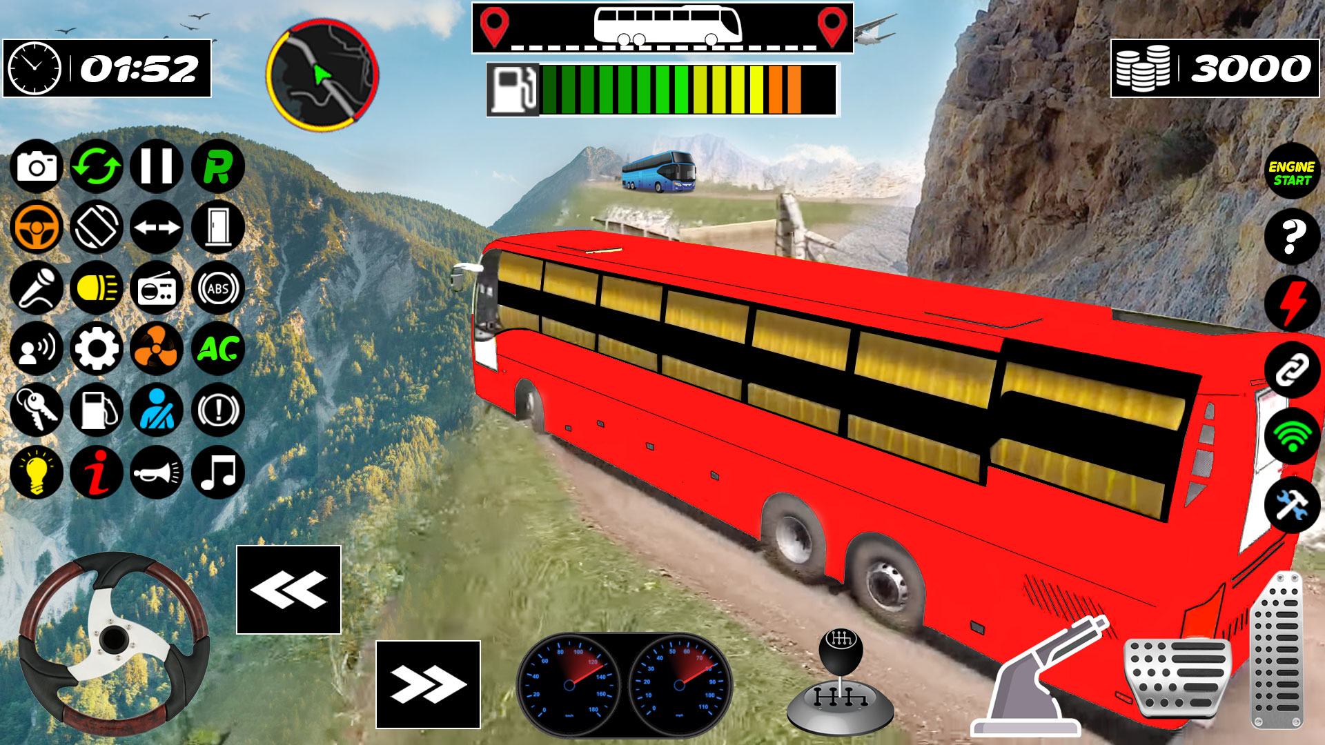 Coach Bus Simulator: Bus Game Bus Simulator : Coach Hill Driving Game ...