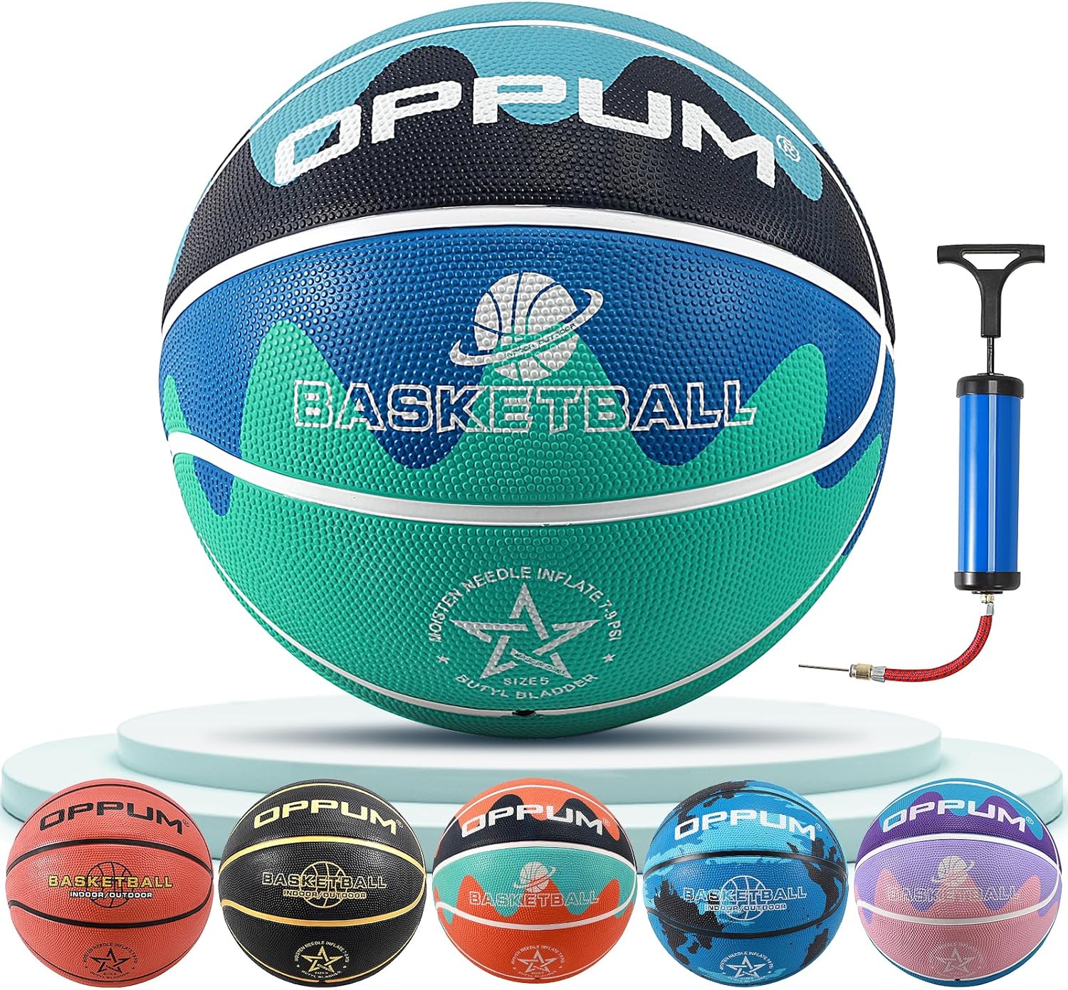 Amazon.com : OPPUM Kids Basketball Size 3(22") and Youth Basketballs ...