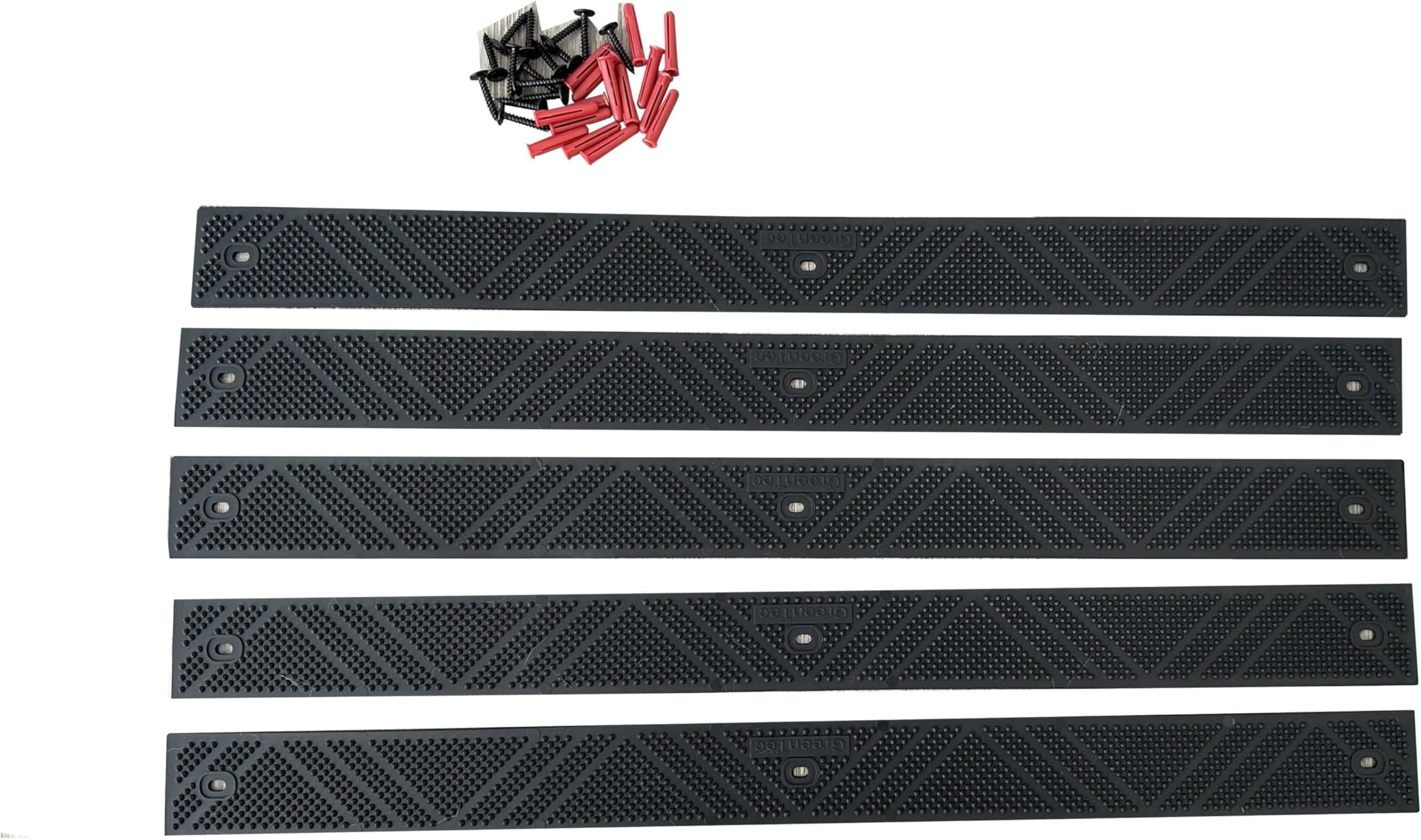 Non Slip Decking Strips - 50mm x 1000mm Anti Slip Convex Decking Strips ...