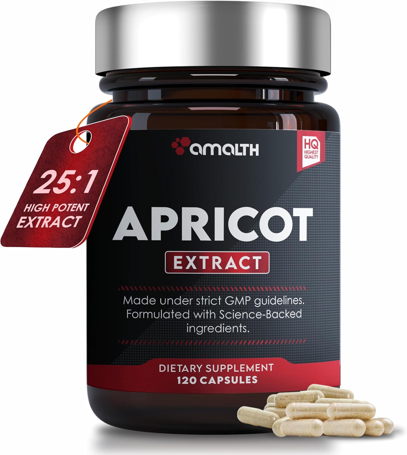 Amalth Apricot Seed Extract Powder Dietary Supplements for Boost ...