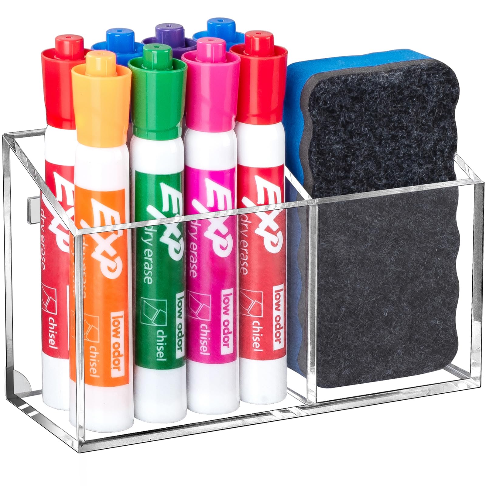 BEYGORM Magnetic Dry Erase Marker Holder for Whiteboard,Non-slip ...