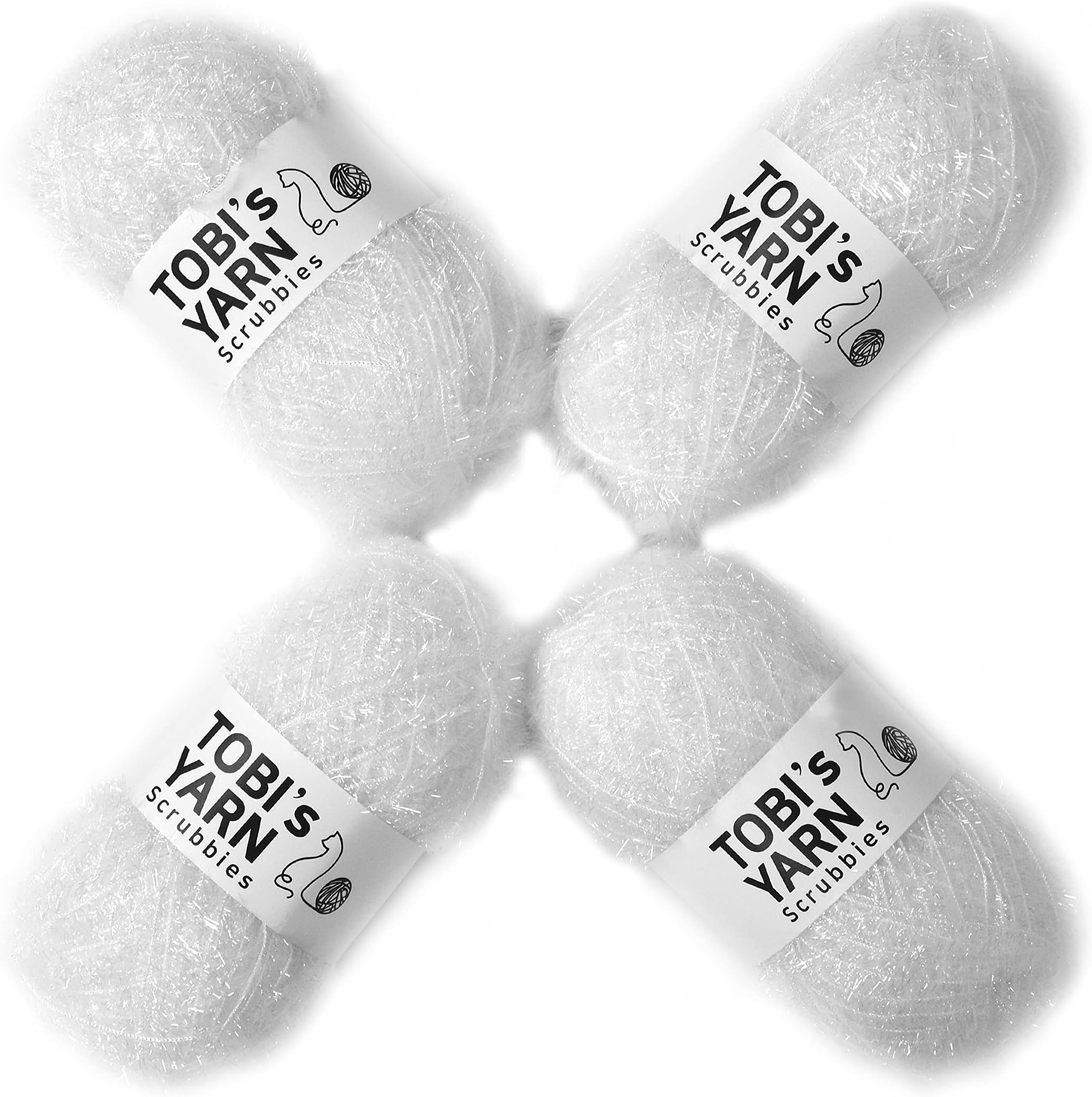 Amazon.com: TOBI'S YARN Scrubby Yarn Bundle - Big 80g (2.82 oz) per ...