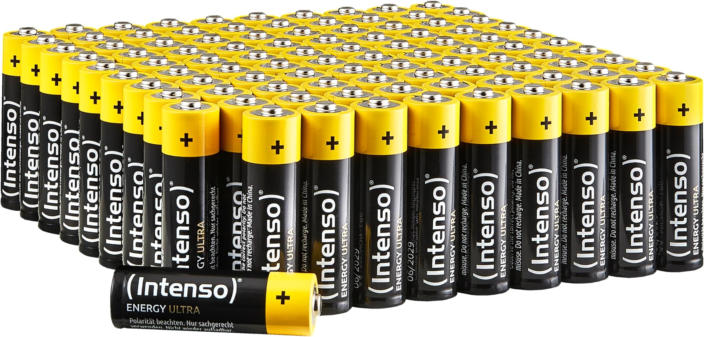 Intenso Energy Ultra AA Mignon LR6 Alkaline Batteries Pack of 100 ...