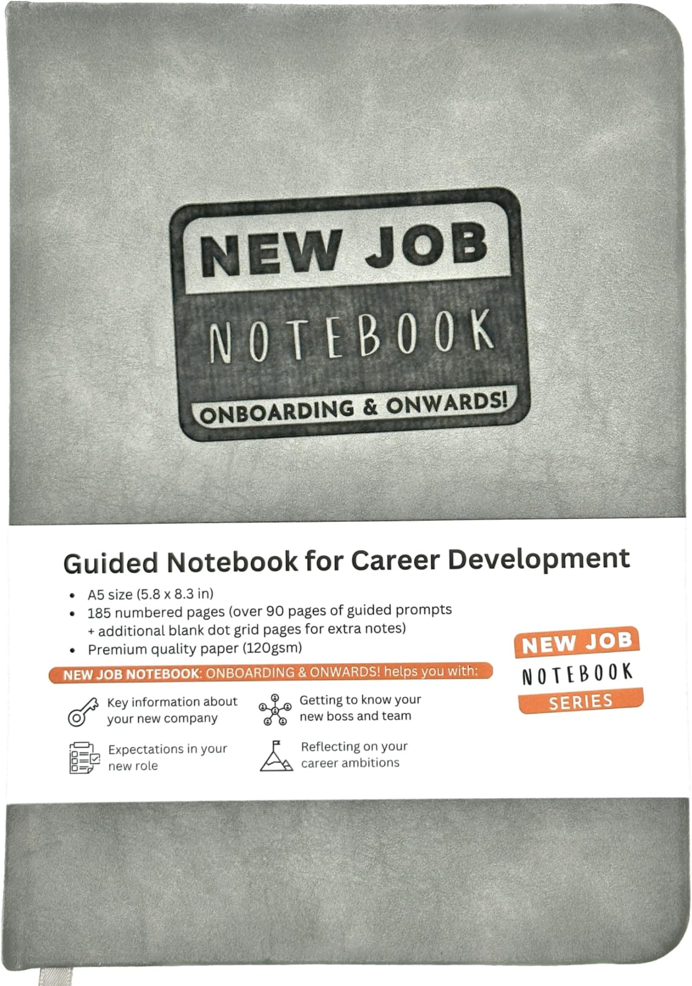 Amazon.com : New Job Notebook Onboarding & Onwards! - Hardcover Guided ...