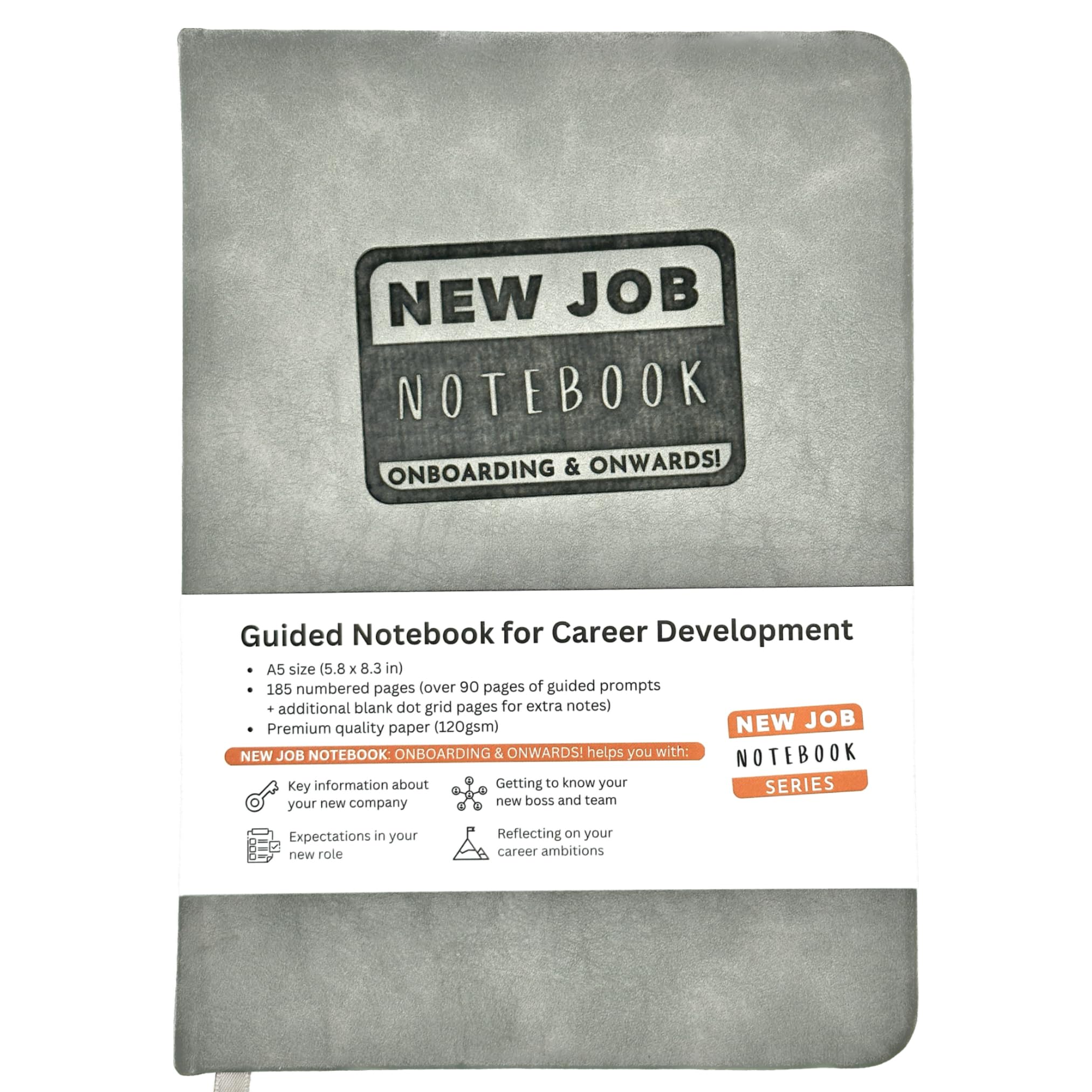 Amazon.com : New Job Notebook Onboarding & Onwards! - Hardcover Guided ...