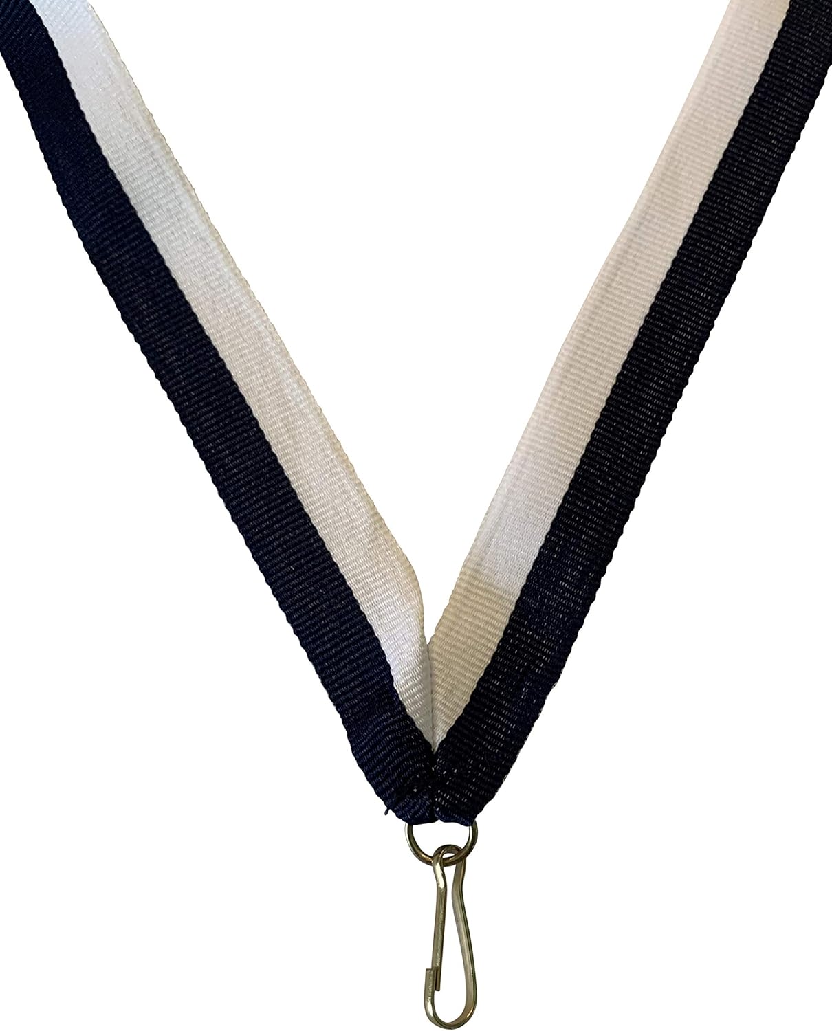 Amazon.com : Express Medals Navy Blue and White Neck Ribbons for Medals ...