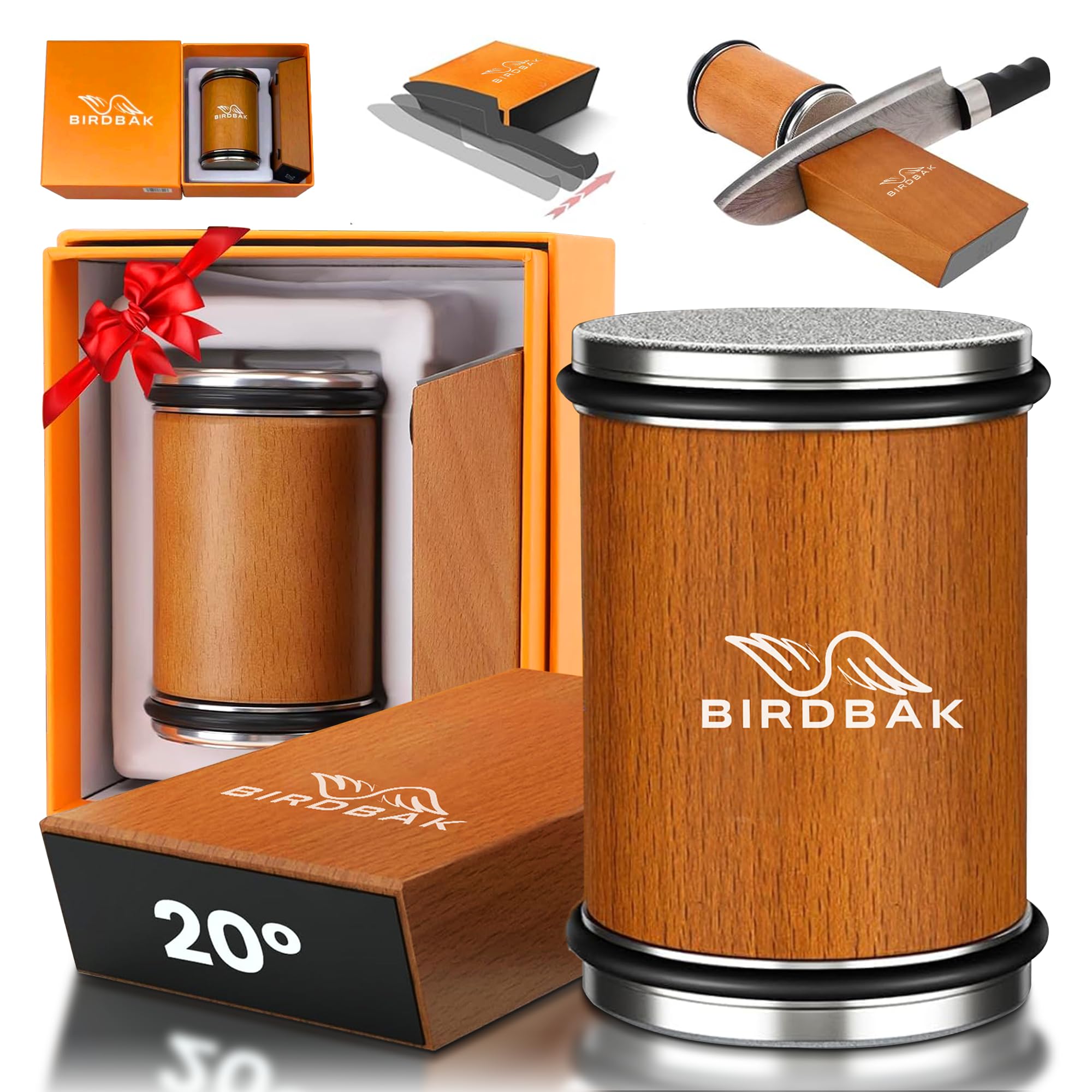 Amazon.com: Rolling Knife Sharpener Kit With Diamond and Ceramic ...