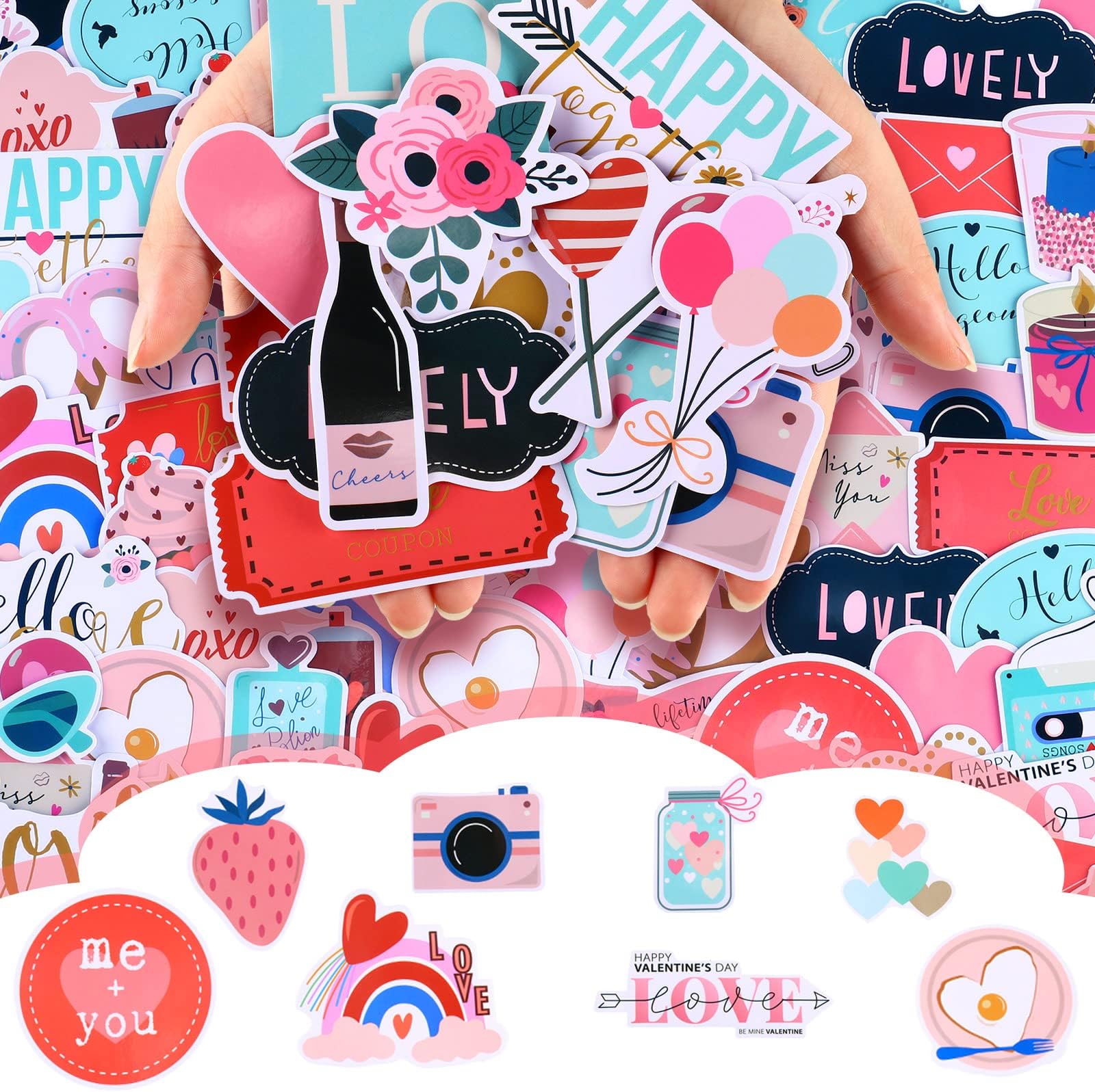 Amazon.com: FaCraft Scrapbooking Supplies Ephemera Die Cuts Stickers ...