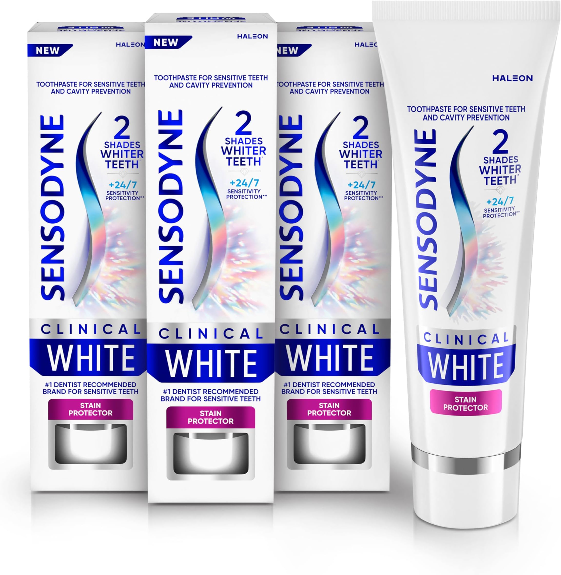 Amazon.com : Sensodyne Clinical White Toothpaste Clinically Proven ...