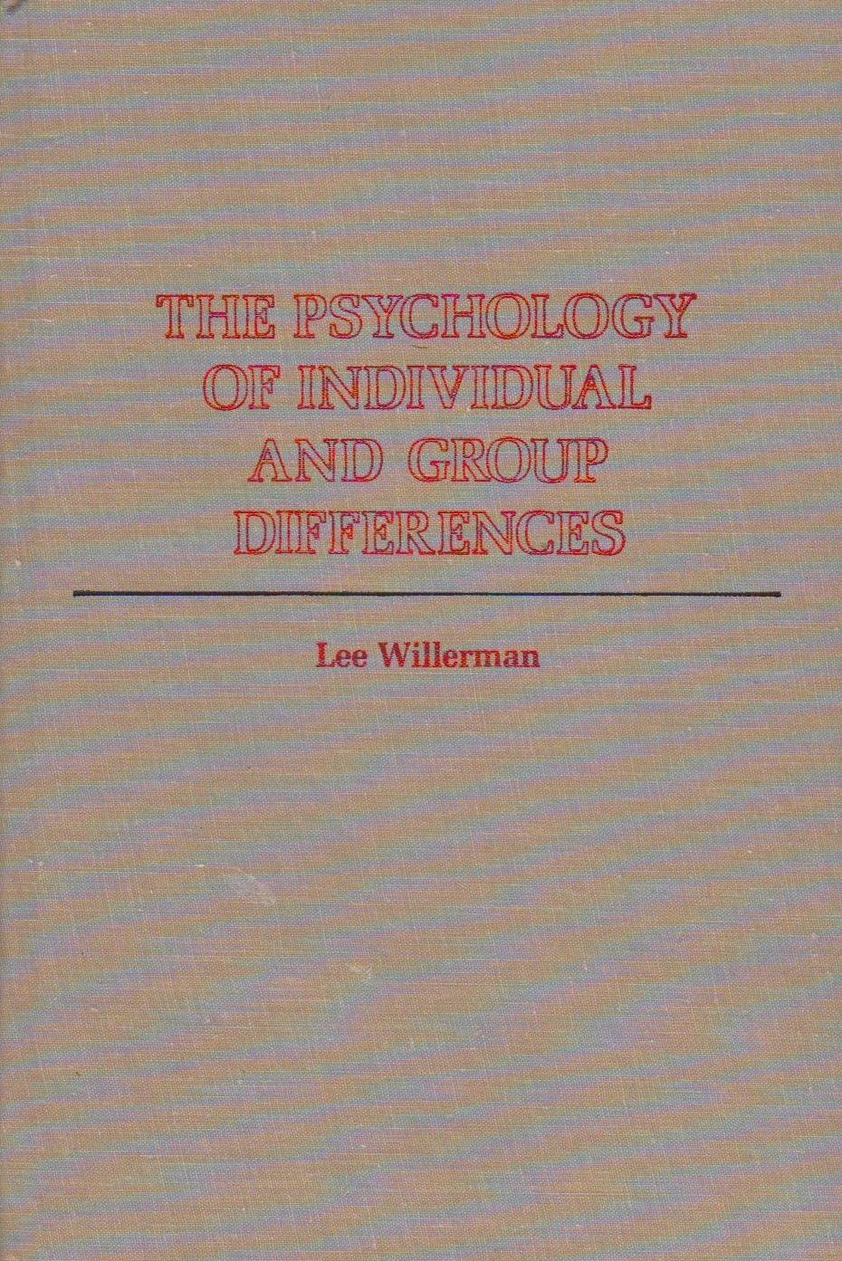 Amazon | Psychology of Individual and Group Differences | Willerman ...
