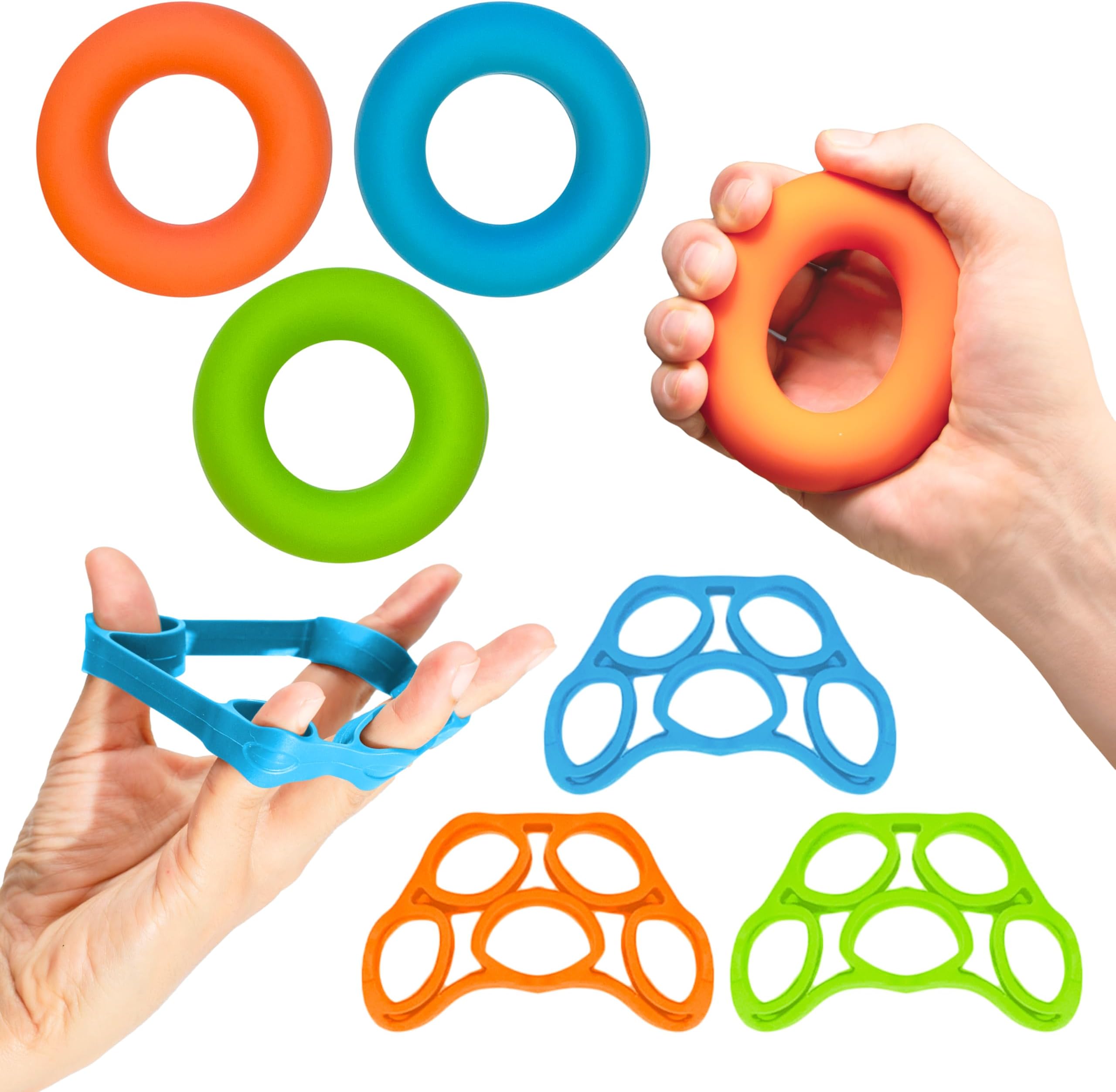 Amazon.com: Rehabilitation Advantage Foam Block Hand Exercisers ...