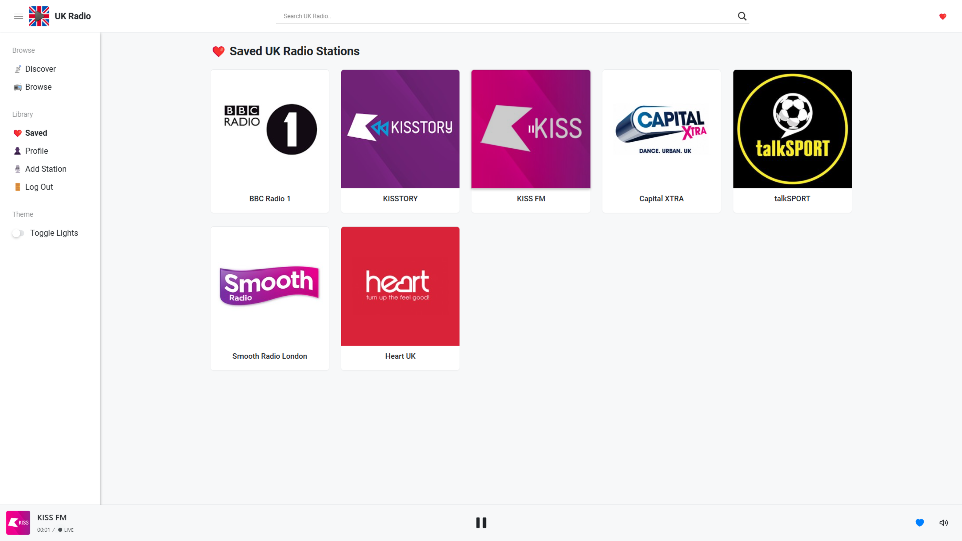 UK Radio – Live FM, DAB & Online Stations - App on Amazon Appstore