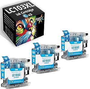Amazon.com: Color Print Compatible Ink Cartridge Replacement for Brother LC103XL LC103 XL ...